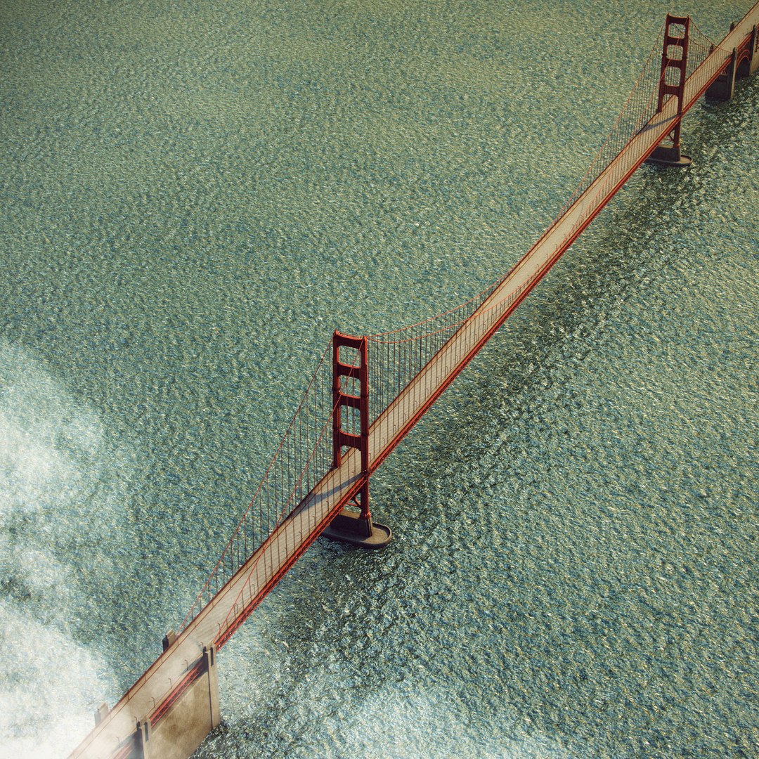 3d Golden Gate