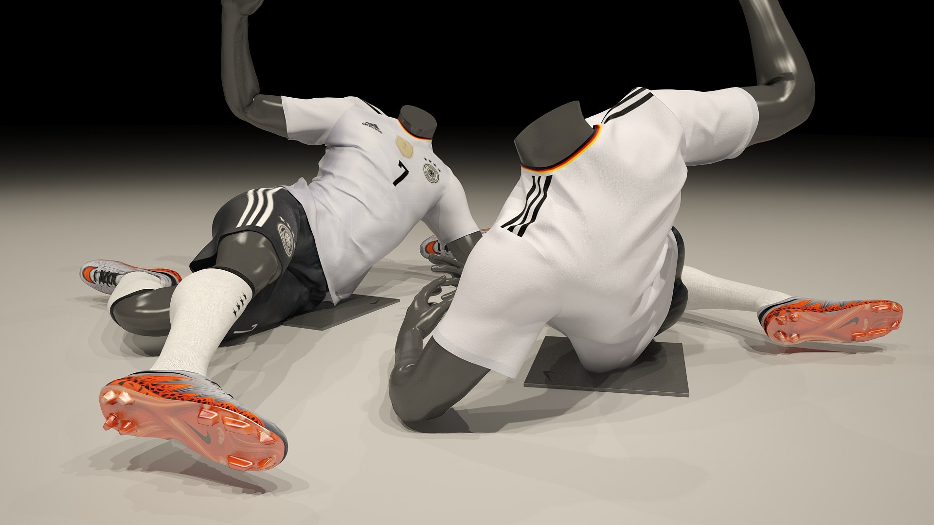 3D Male Mannequin Nike Football - TurboSquid 1301251