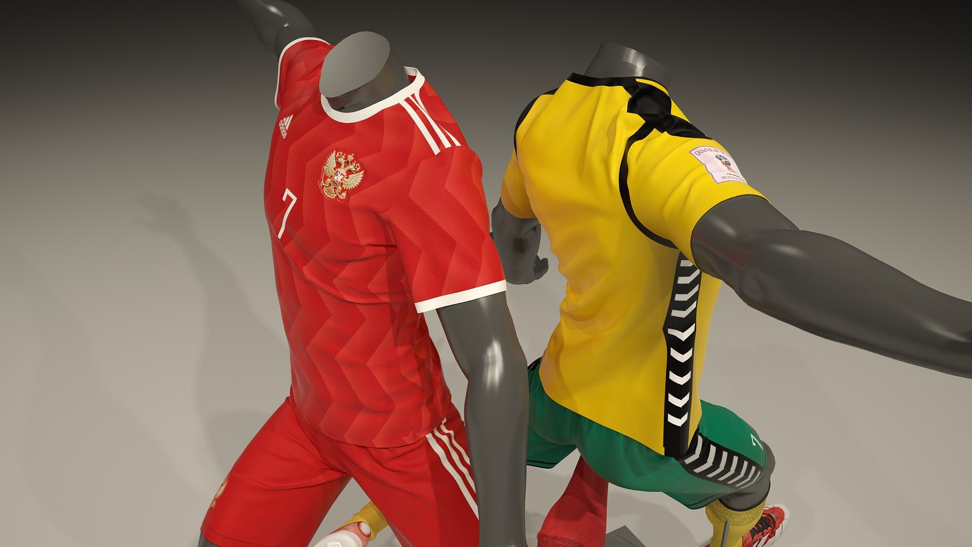 3D Male Mannequin Nike Football - TurboSquid 1301251