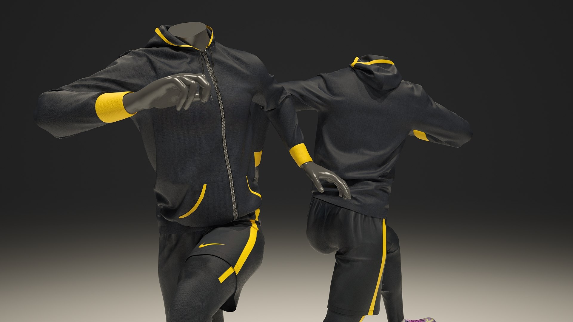 3D Male Mannequin Nike Football - TurboSquid 1301251