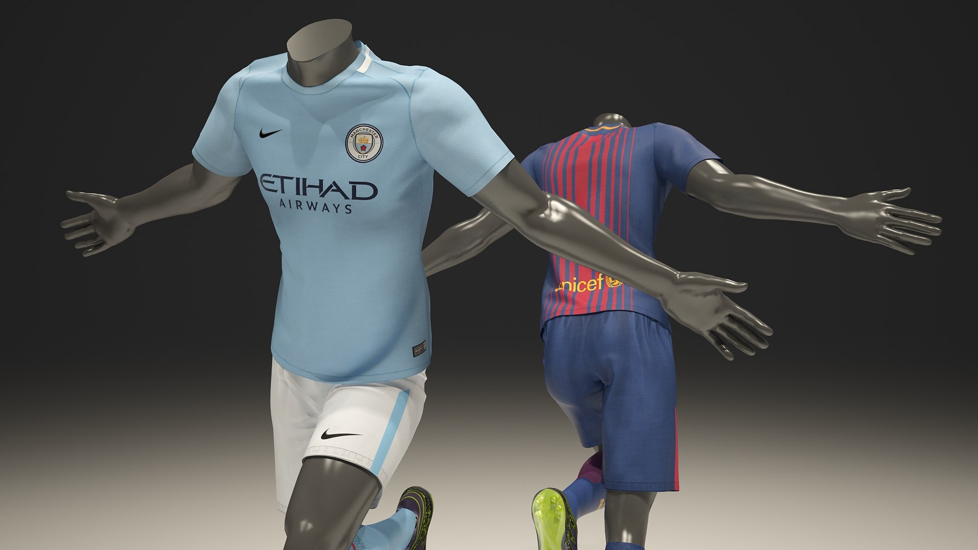 3D Male Mannequin Nike Football - TurboSquid 1301251