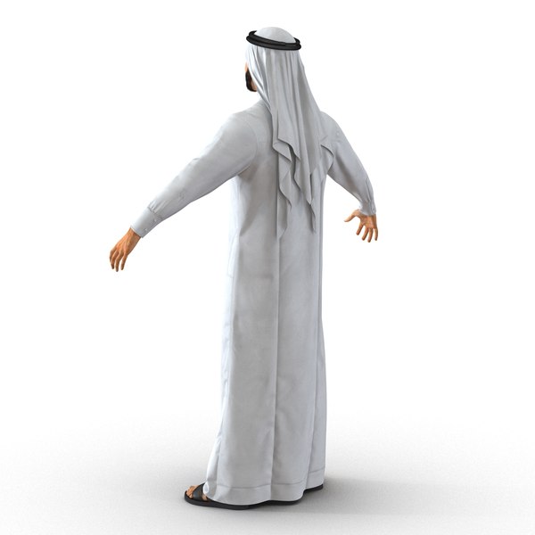 3D Maya arab man rigged