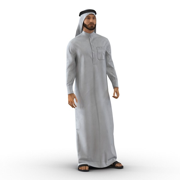 3D Maya arab man rigged
