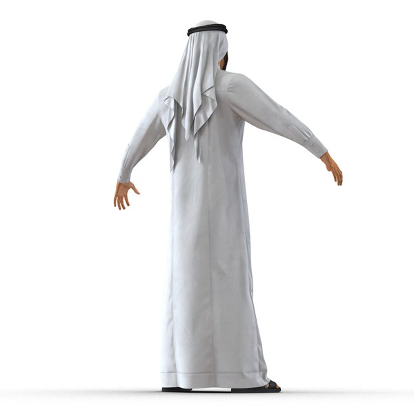 3D Maya arab man rigged