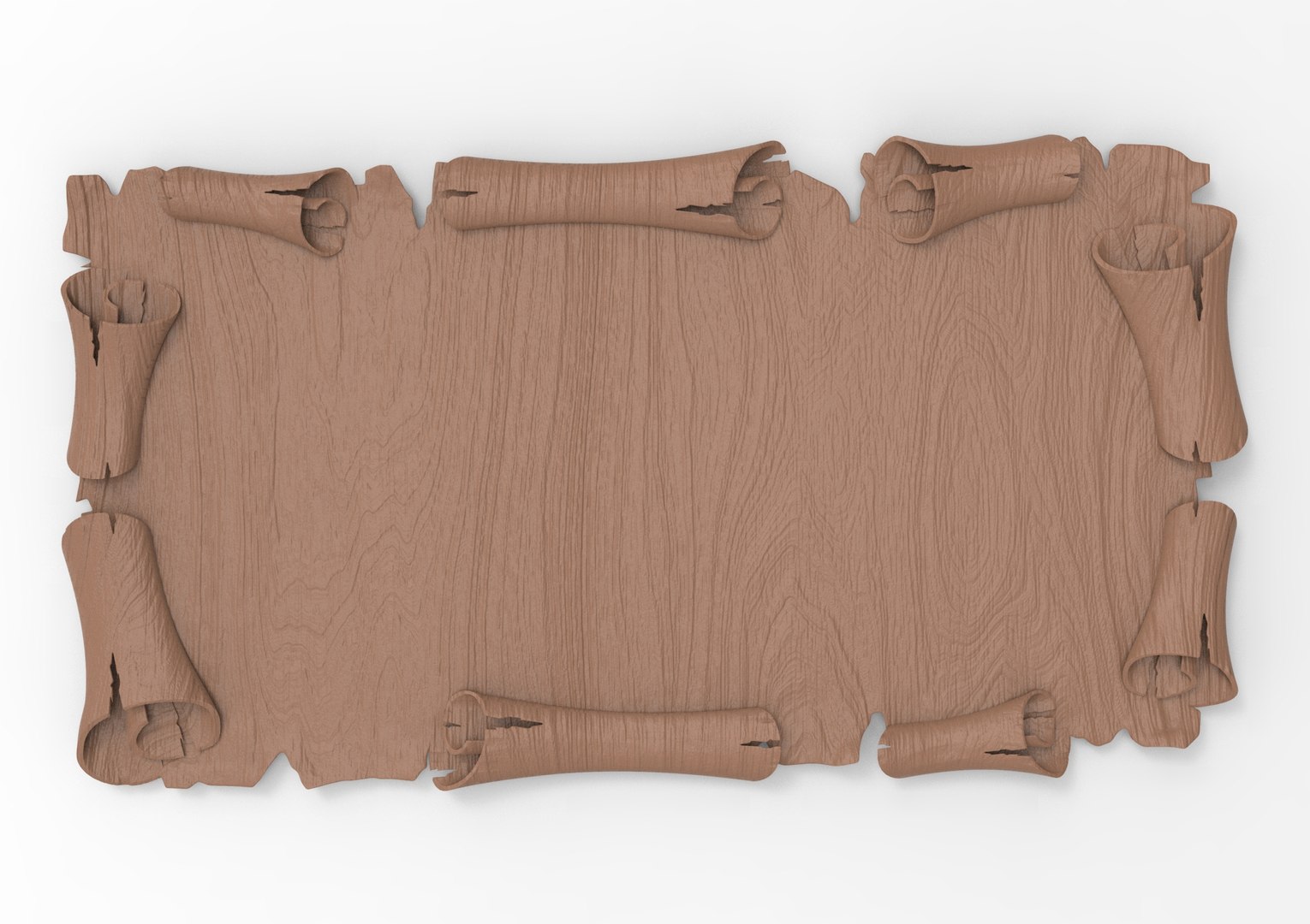 3D Old Parchment Model - TurboSquid 1312816