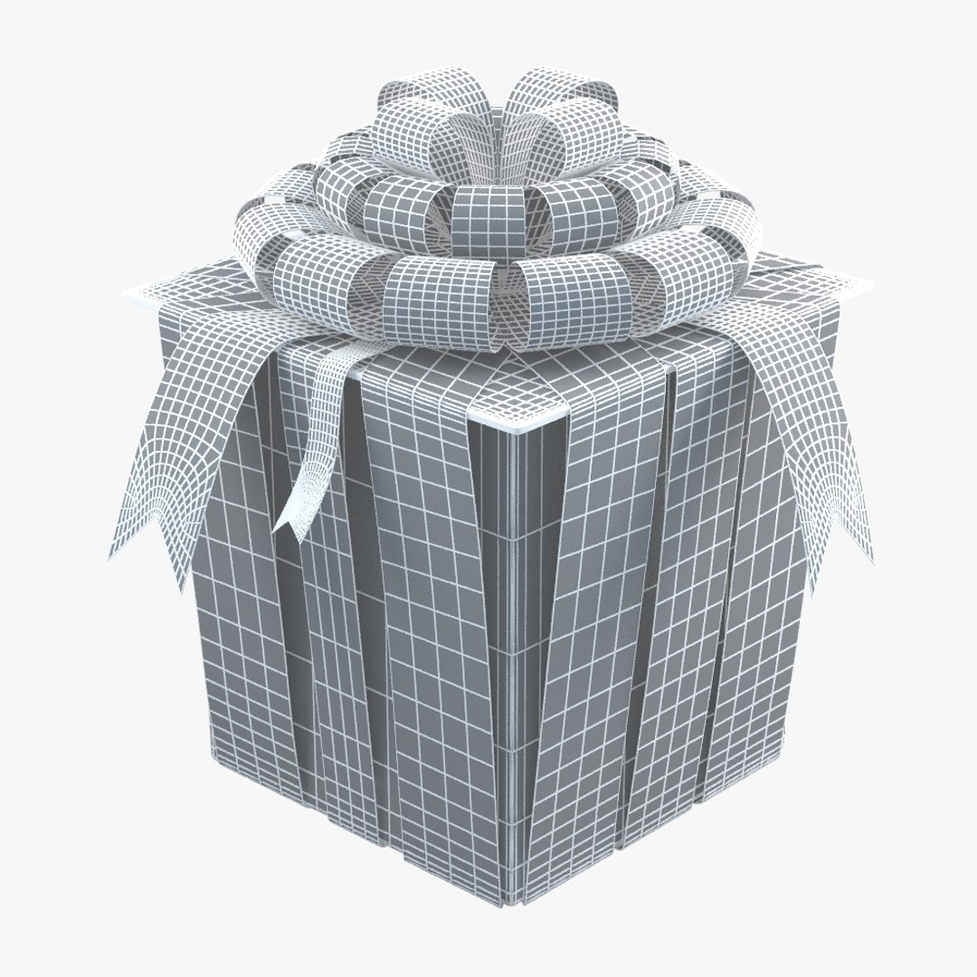 3ds Christmas Gift Present Box