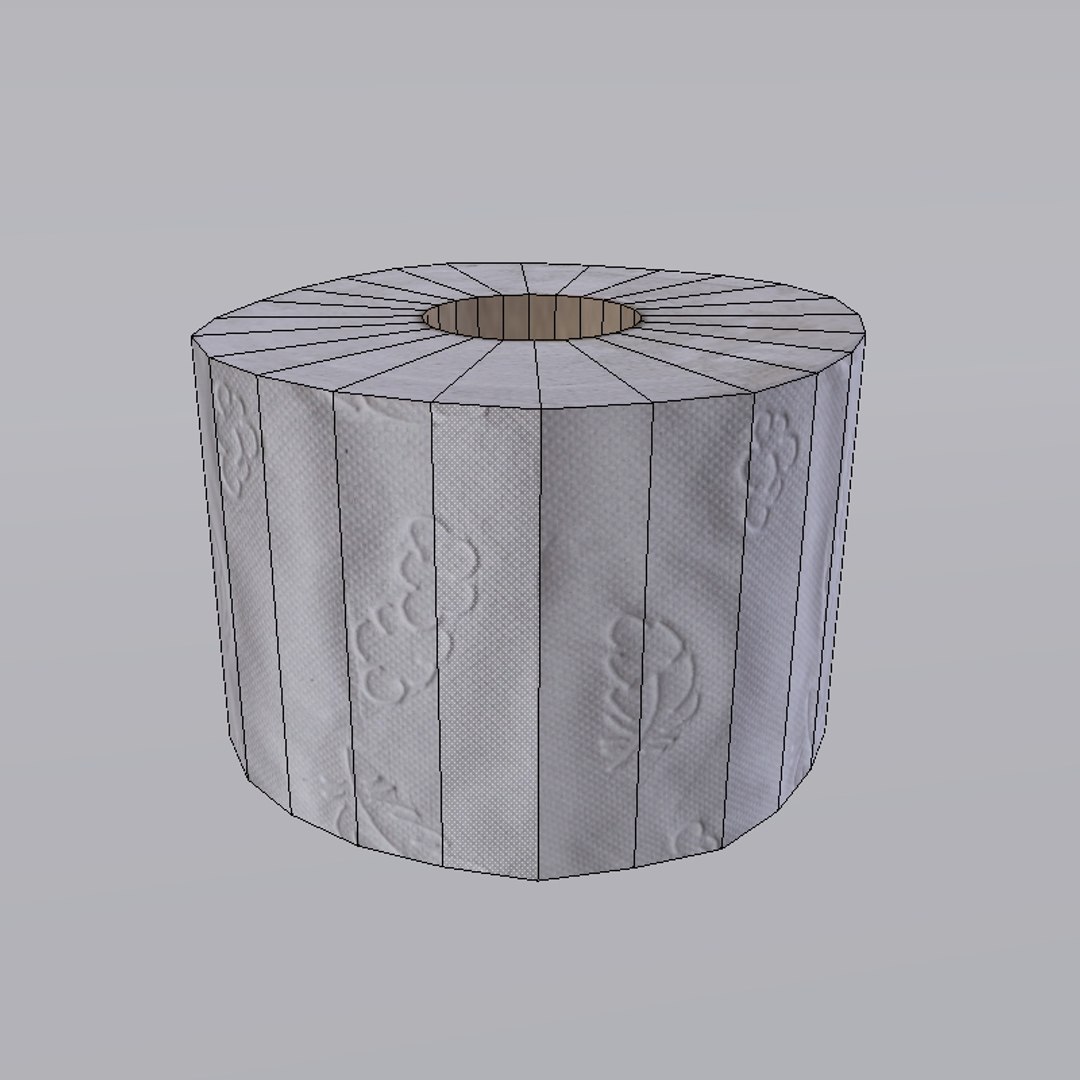 3d Model Toilet Paper