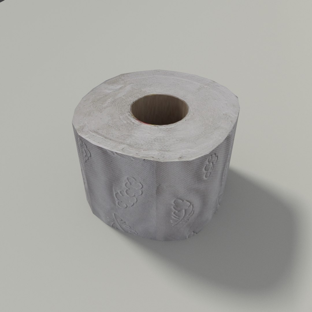3d Model Toilet Paper