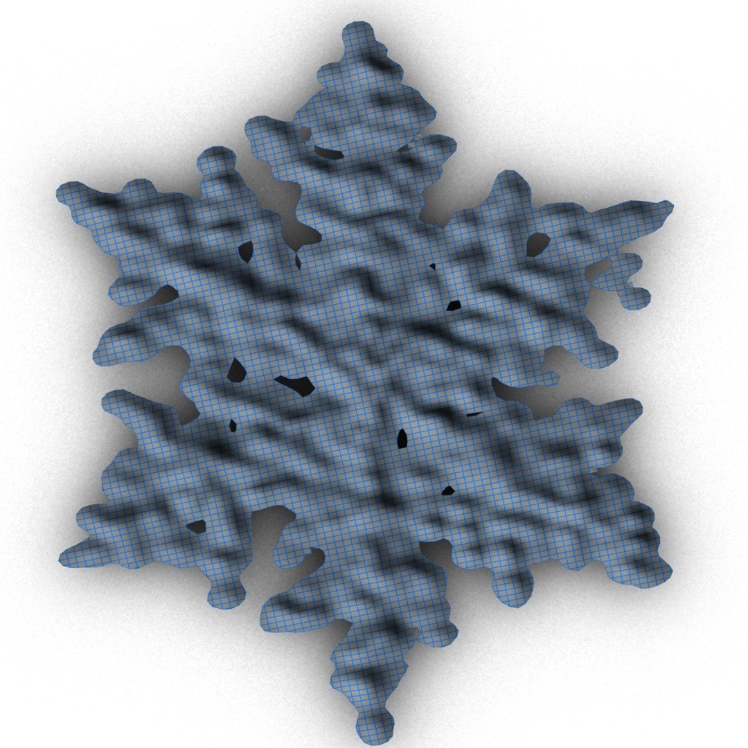 Snowflake 3D Model - TurboSquid 1335166