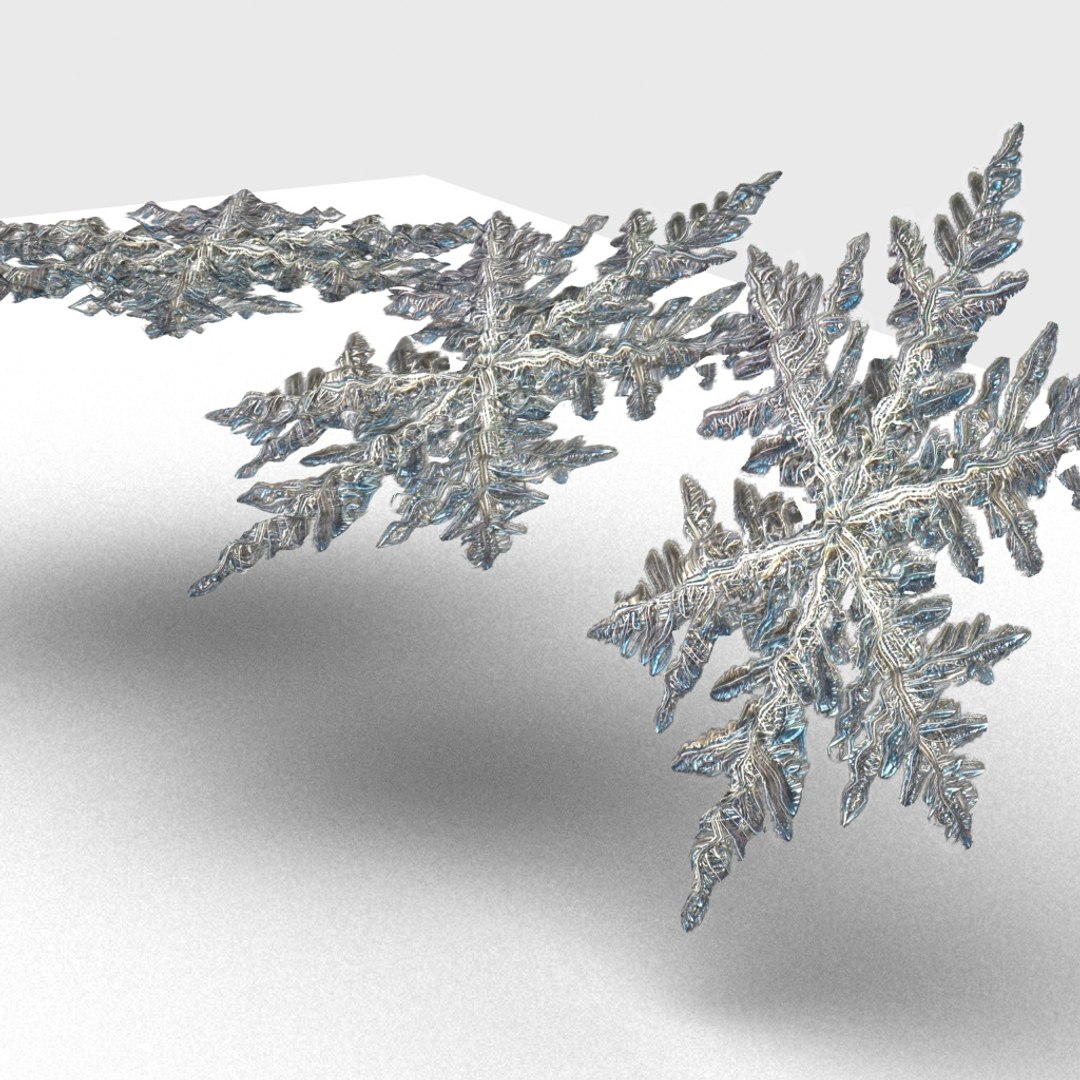 Snowflake 3D Model - TurboSquid 1335166