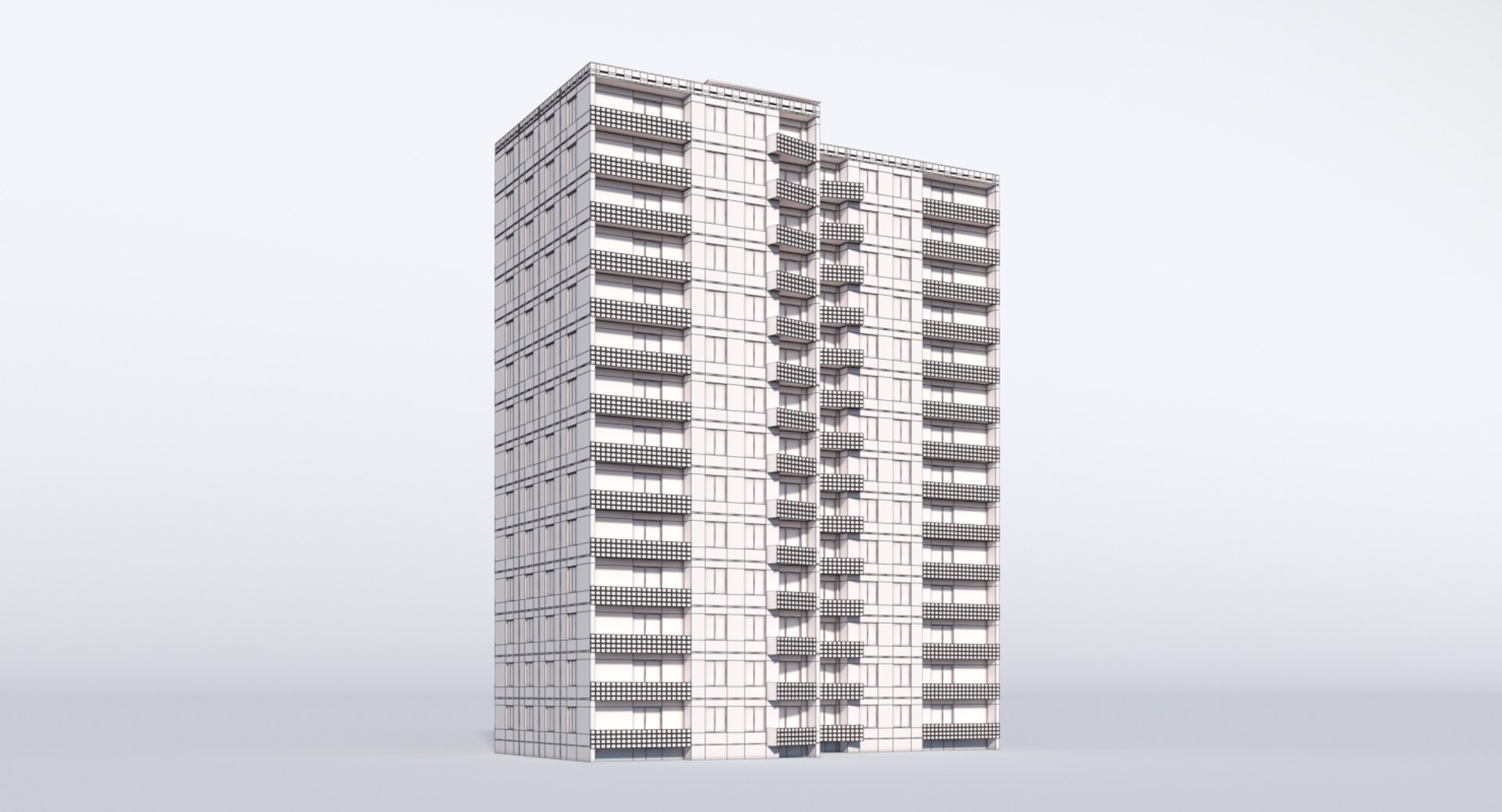 Building residential 3D model - TurboSquid 1366959