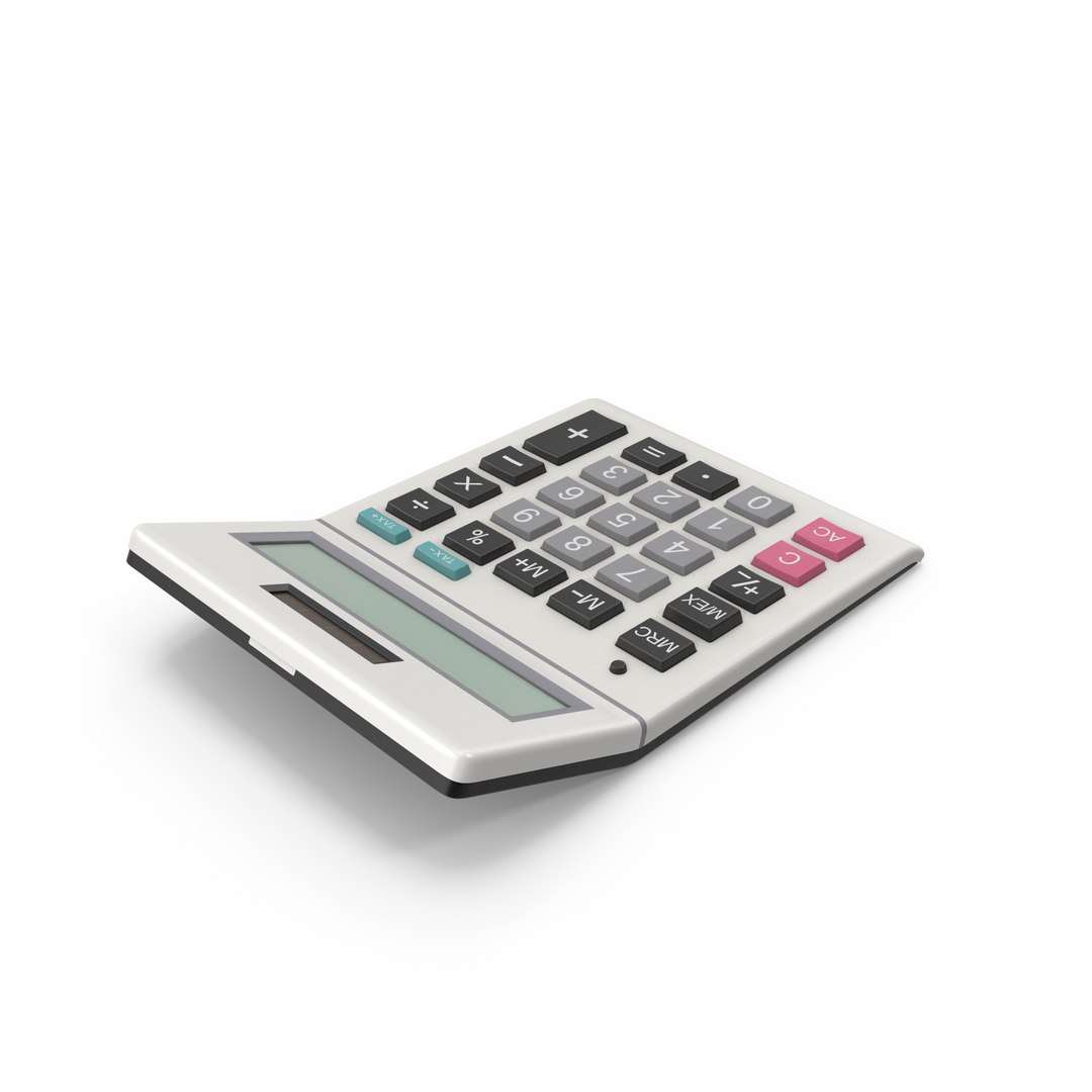 3D Calculator Model - TurboSquid 1833109