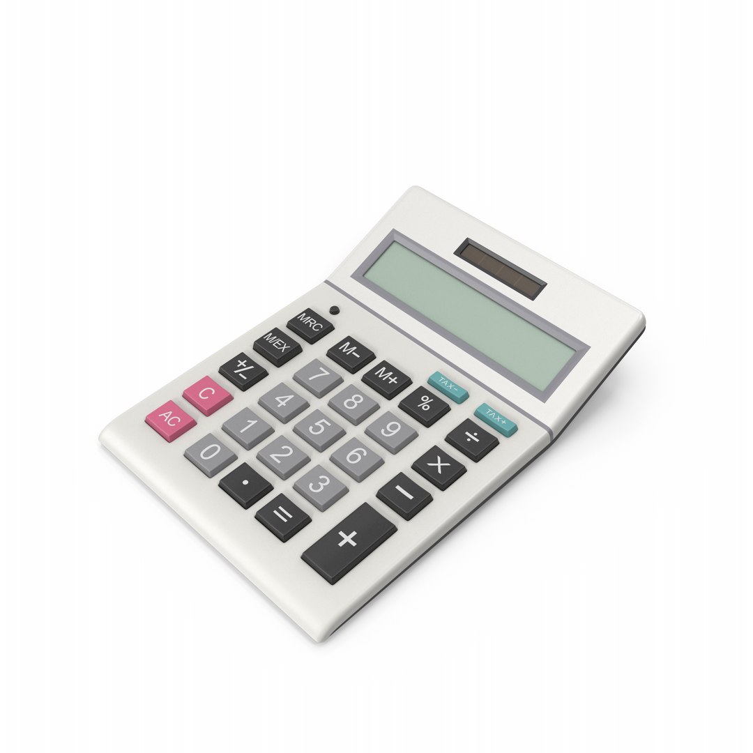 3D Calculator Model - TurboSquid 1833109