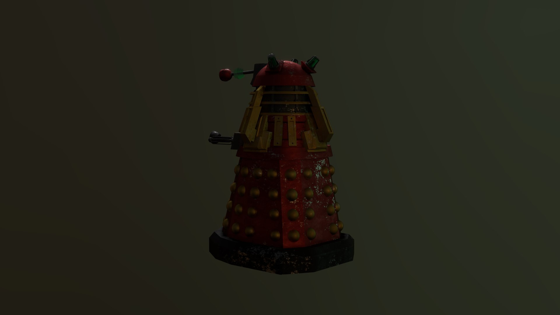 3D STEAMPUNK COMMADER DALEK PACK - Rogue Film Productions - TurboSquid ...