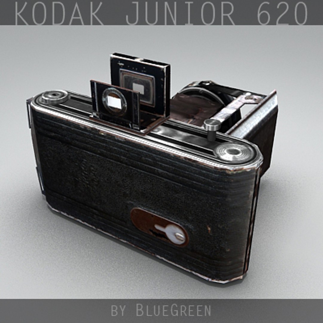 Kodak Junior 620 Vintage Camera 3d Model