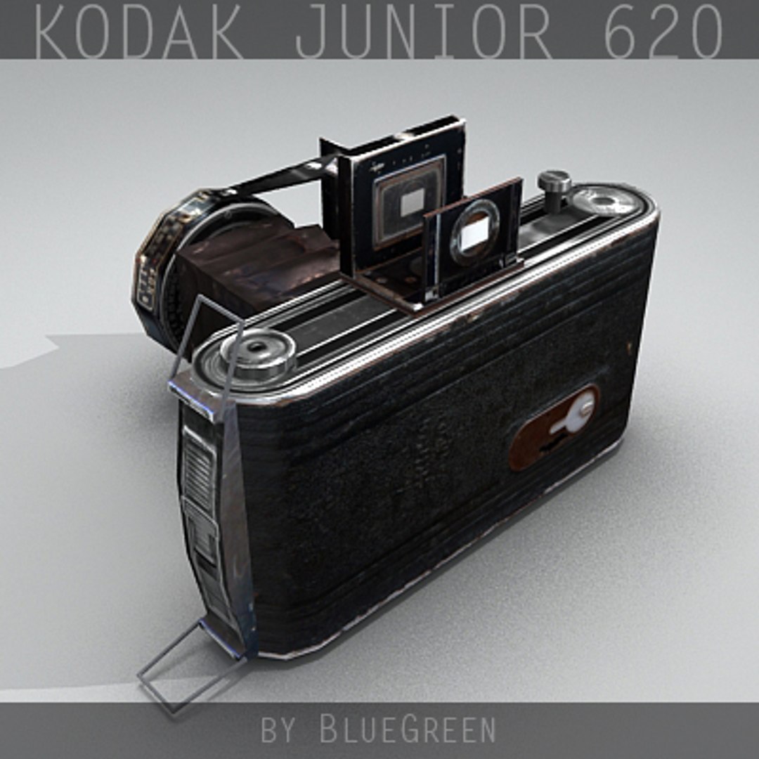 Kodak Junior 620 Vintage Camera 3d Model