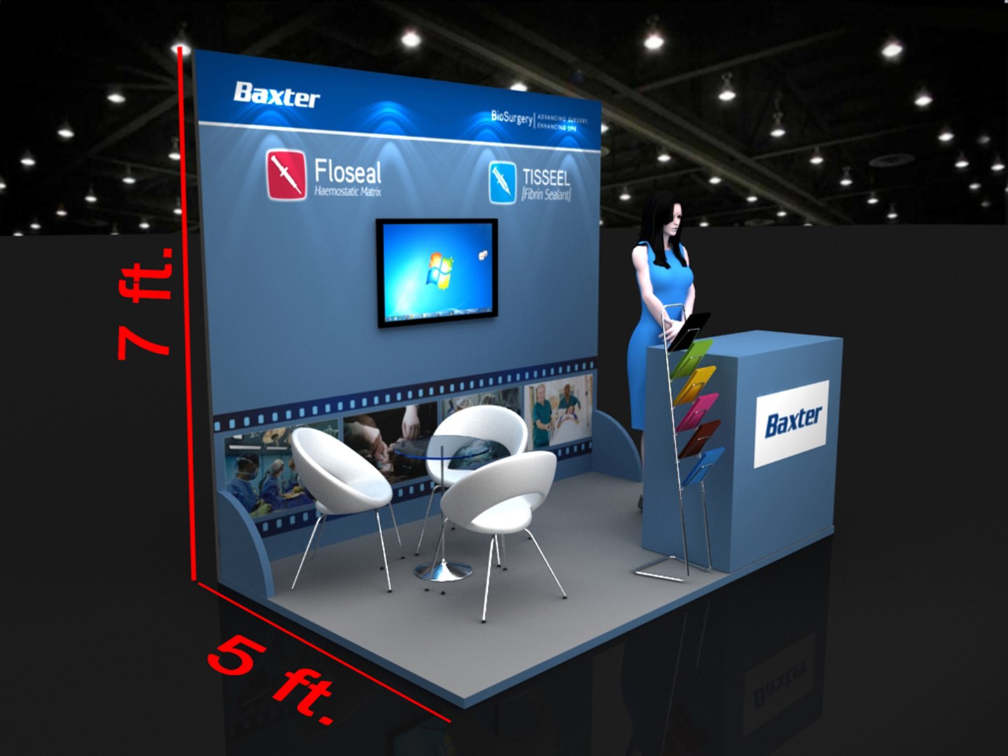 3 Side Open Stand 3D Model - TurboSquid 1990954