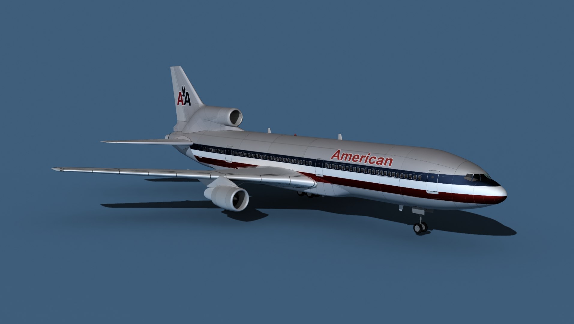 Lockheed L-1011-50 American Airlines 3D Model - TurboSquid 1921485