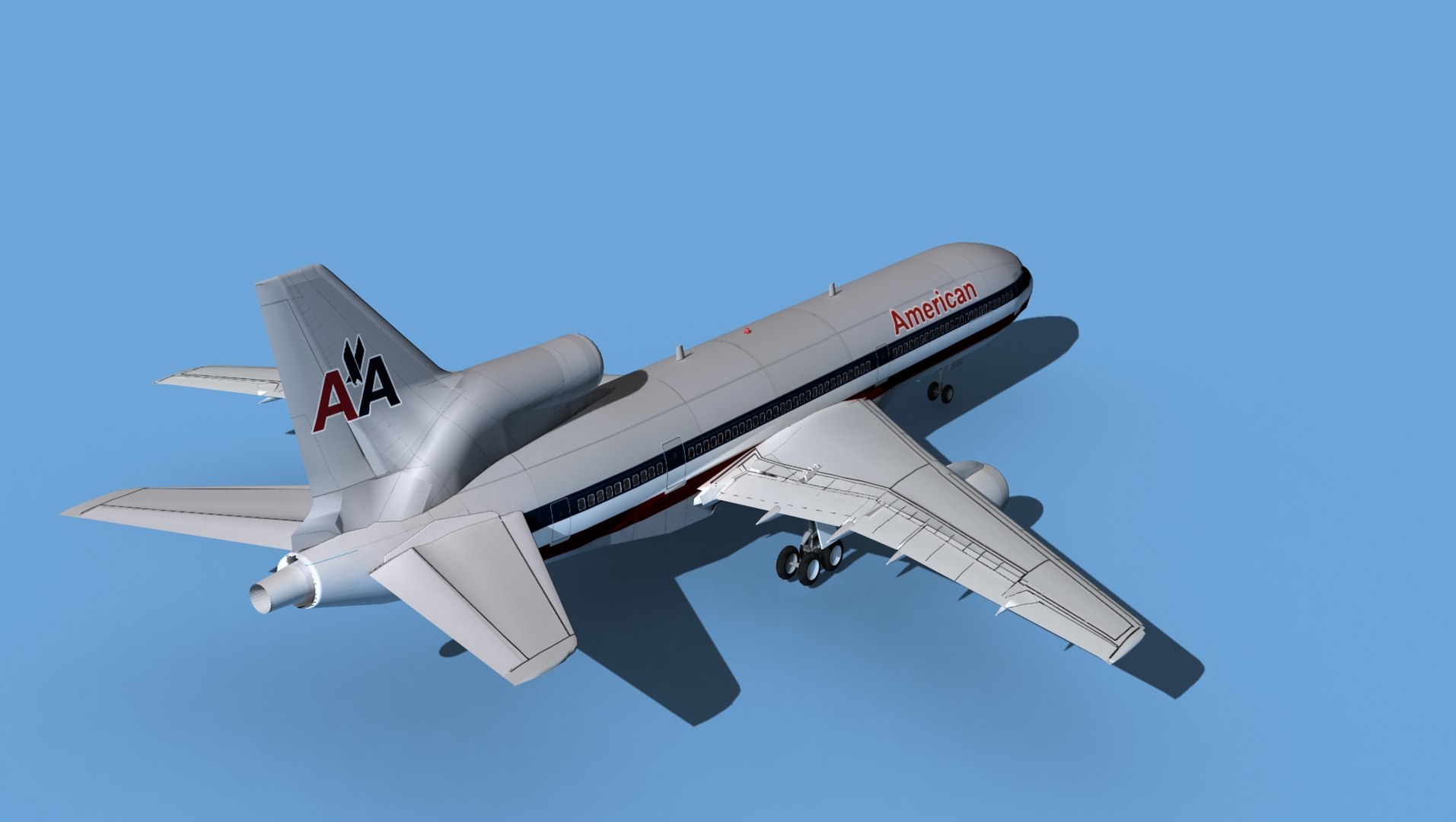Lockheed L-1011-50 American Airlines 3D Model - TurboSquid 1921485
