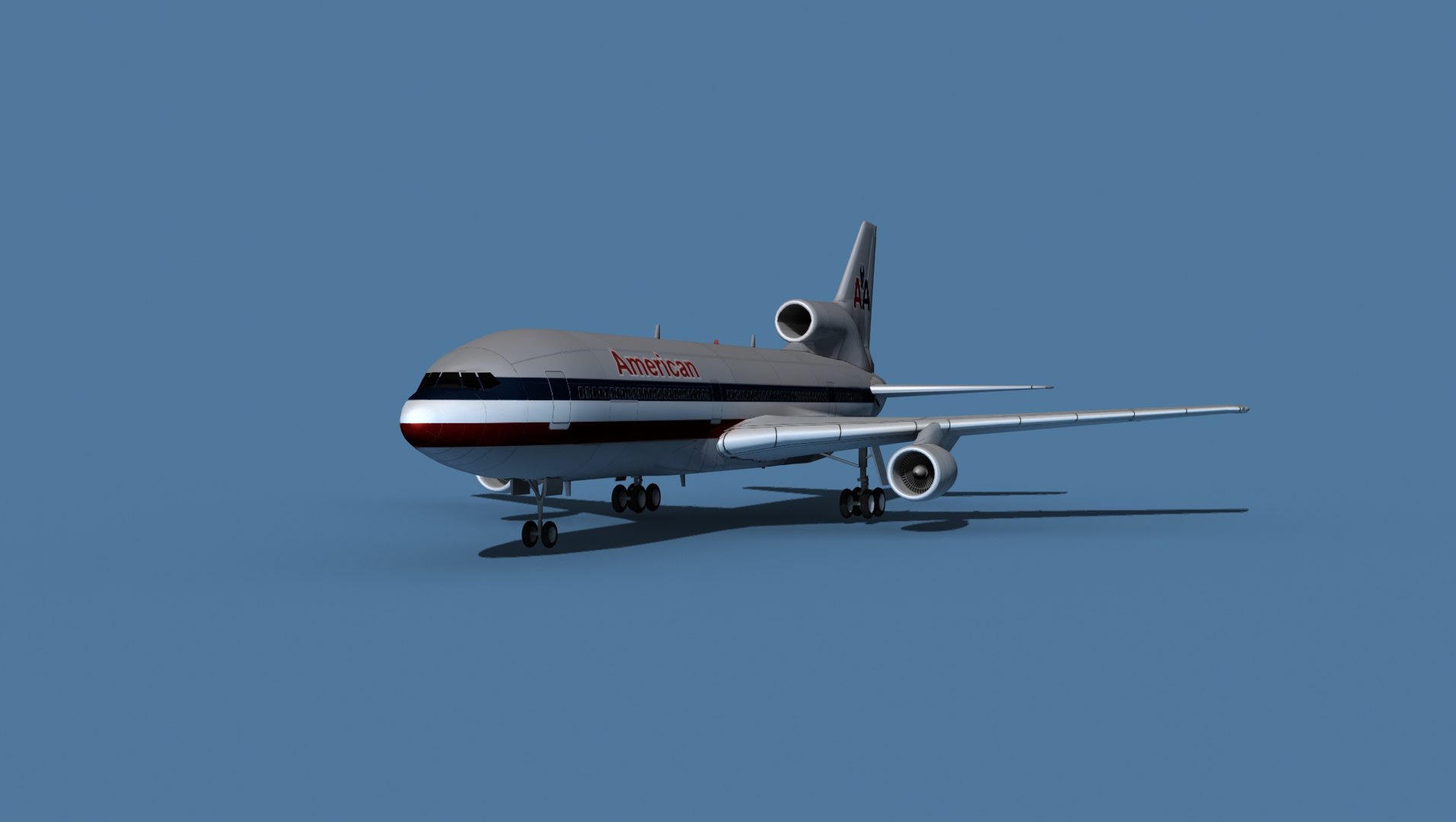 Lockheed L-1011-50 American Airlines 3D Model - TurboSquid 1921485