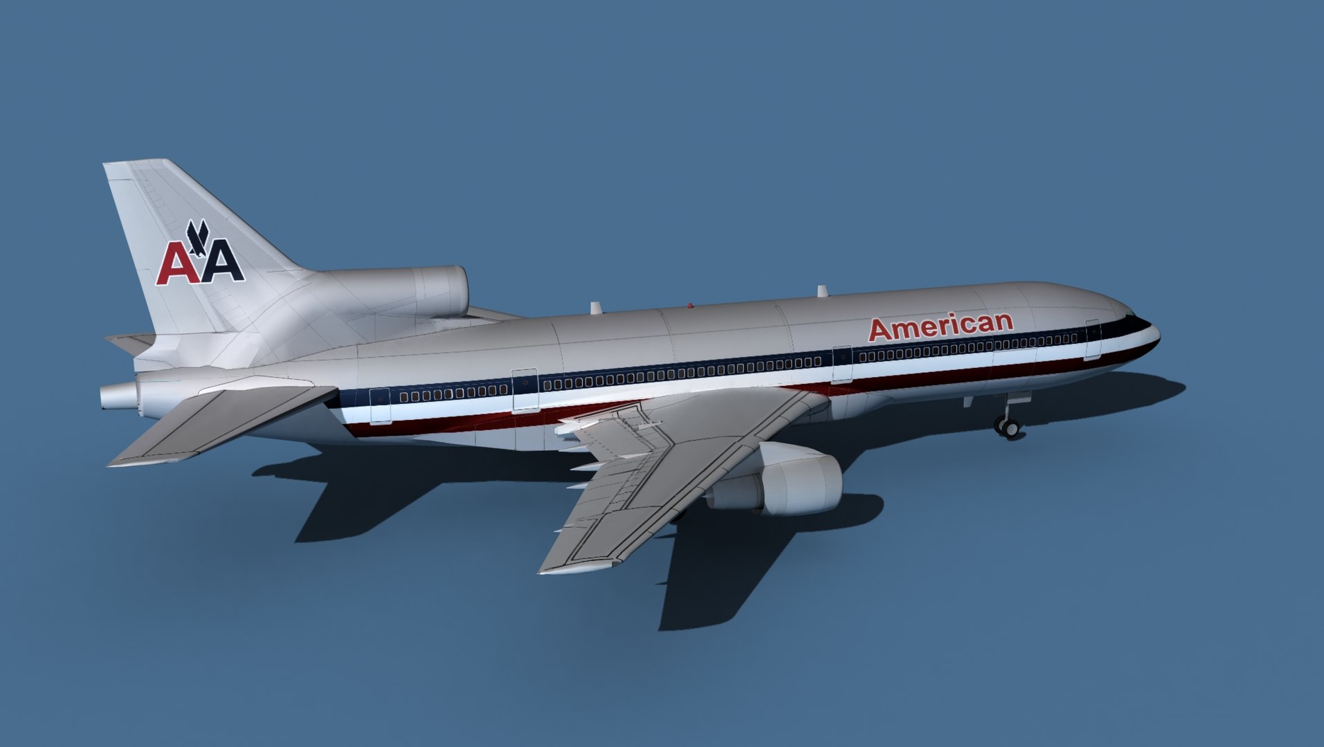 Lockheed L-1011-50 American Airlines 3D Model - TurboSquid 1921485