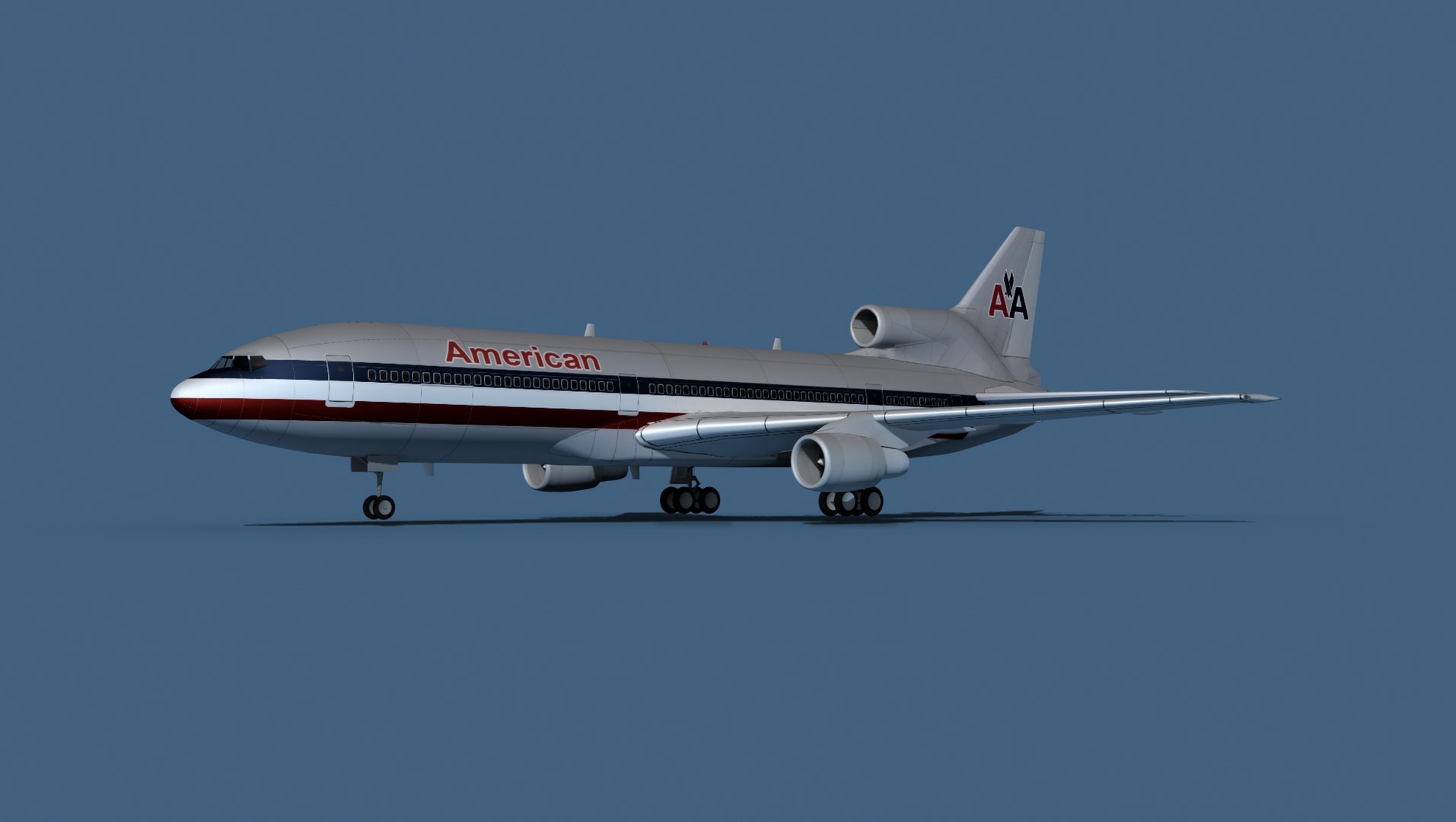 Lockheed L-1011-50 American Airlines 3D Model - TurboSquid 1921485