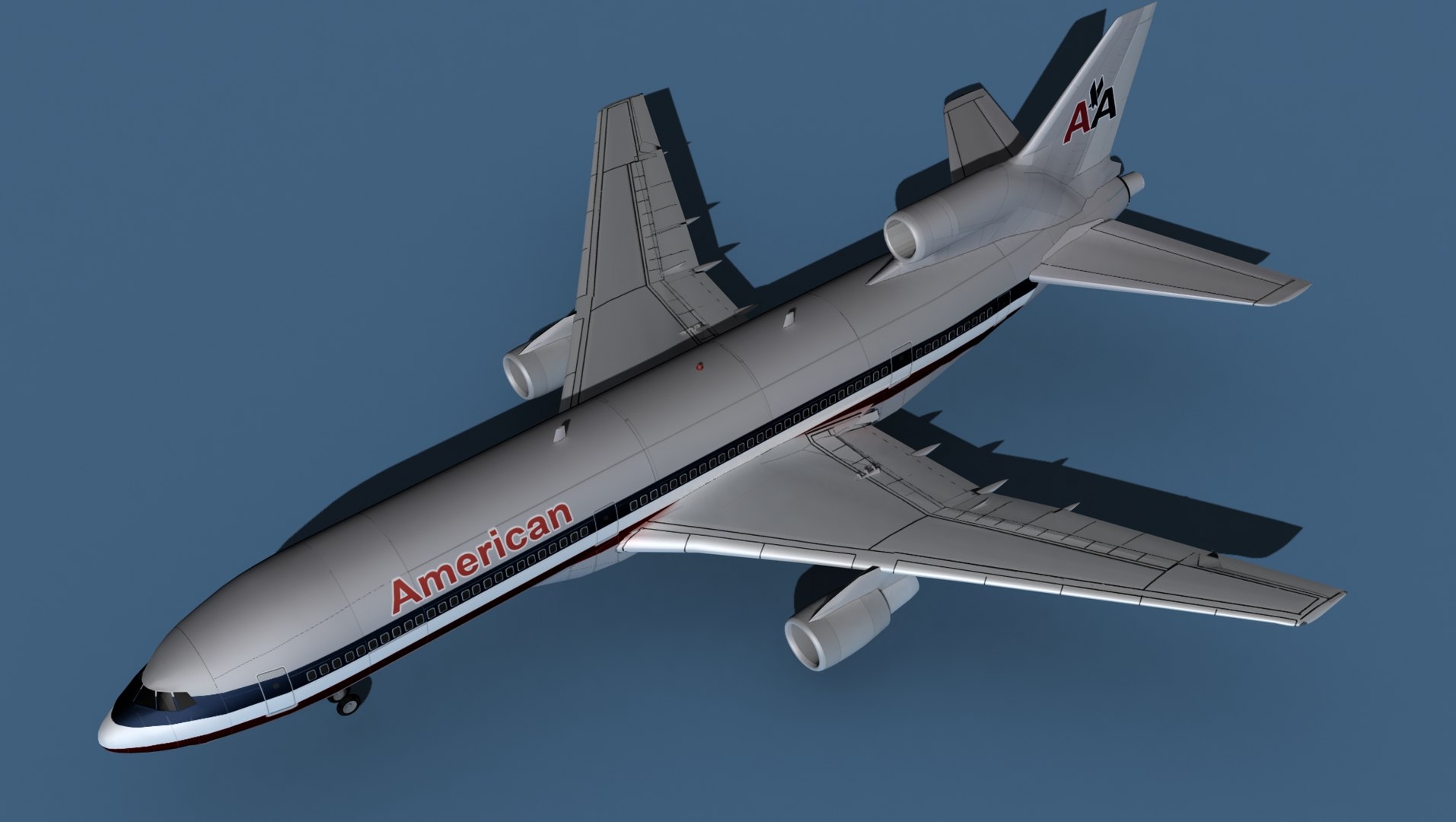 Lockheed L-1011-50 American Airlines 3D Model - TurboSquid 1921485