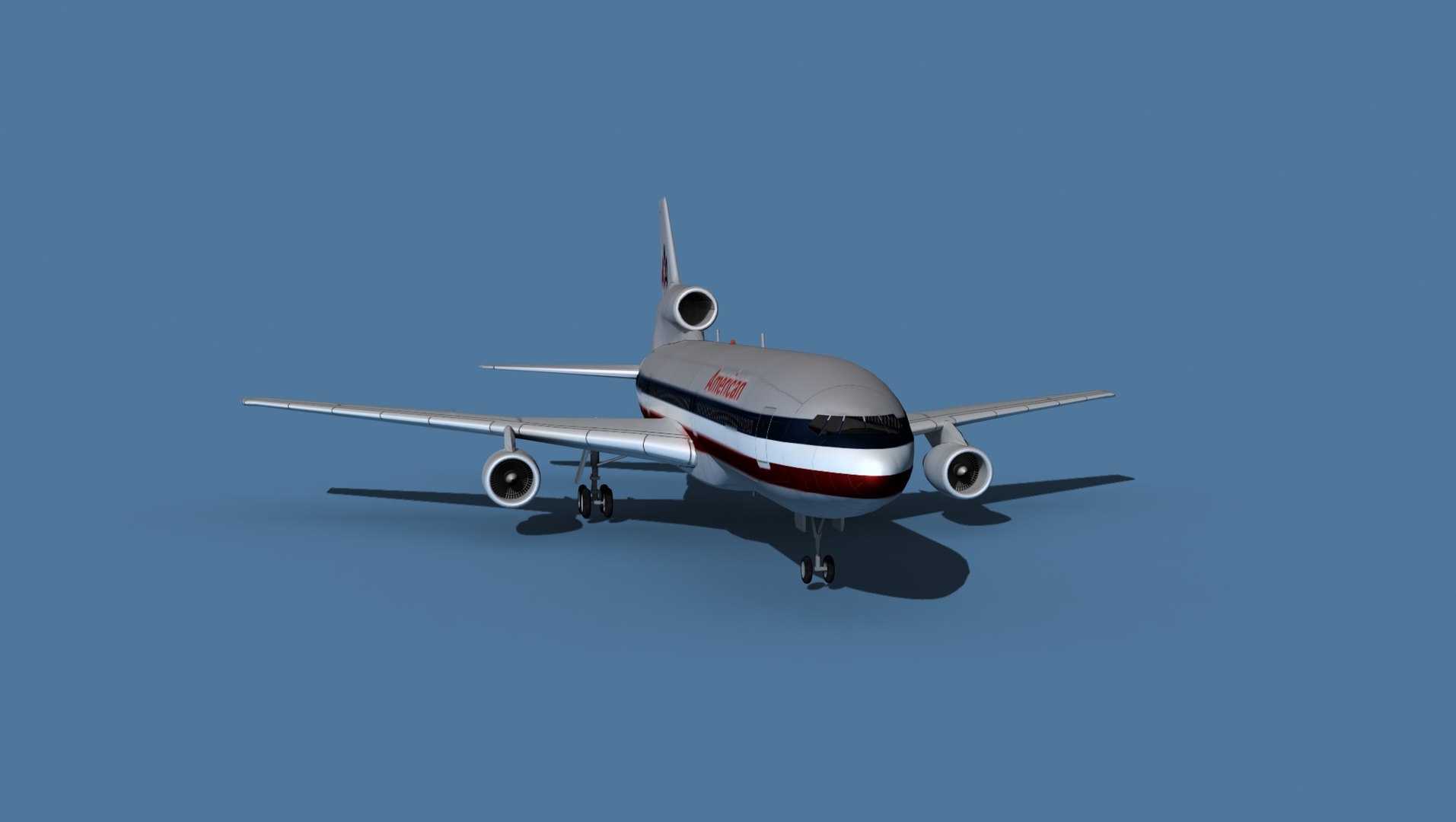 Lockheed L-1011-50 American Airlines 3D Model - TurboSquid 1921485