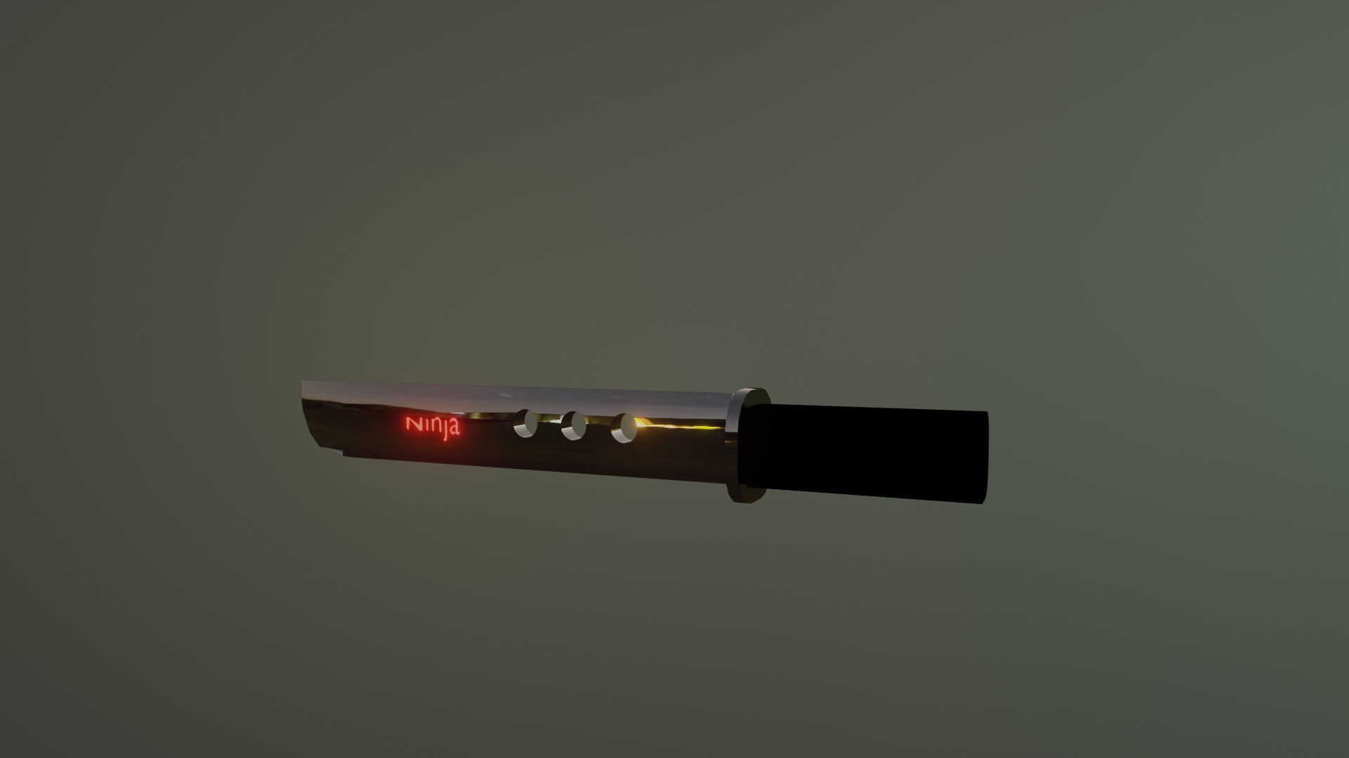 Ninja Sword 3D Model - TurboSquid 1977535