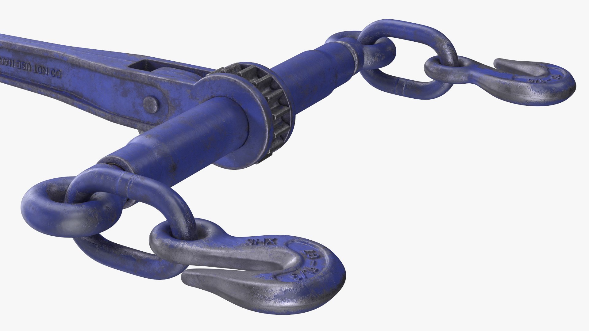 3D Worn Ratchet Coupling Device Blue Model - TurboSquid 2268596