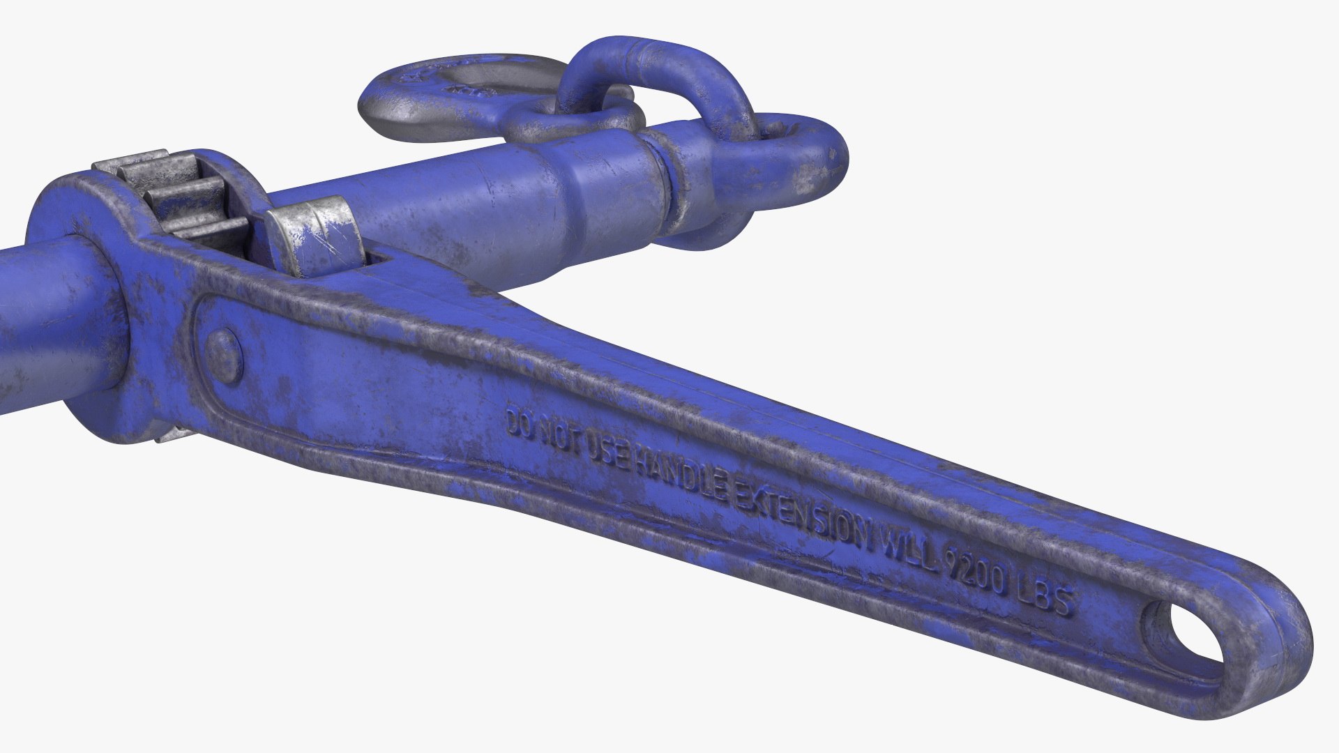 3D Worn Ratchet Coupling Device Blue Model - TurboSquid 2268596