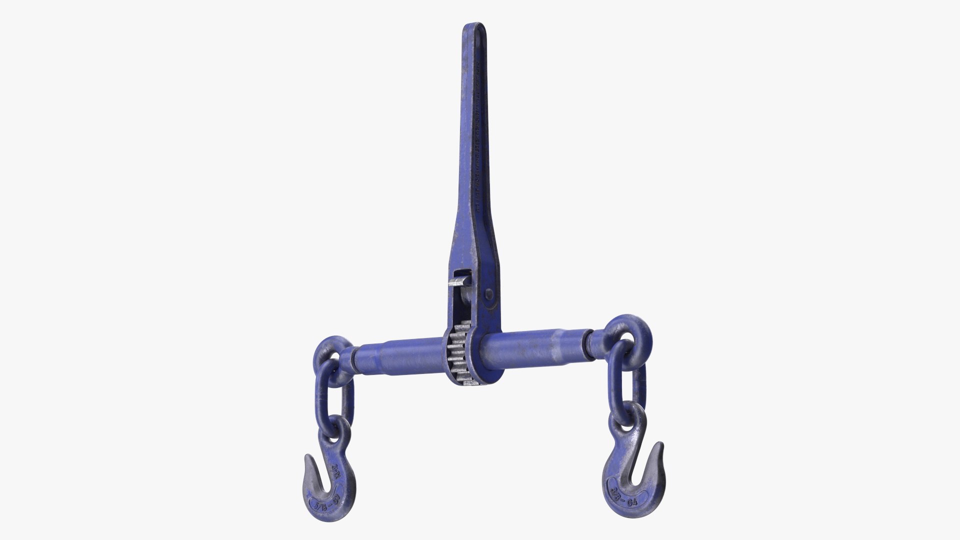 3D Worn Ratchet Coupling Device Blue Model - TurboSquid 2268596