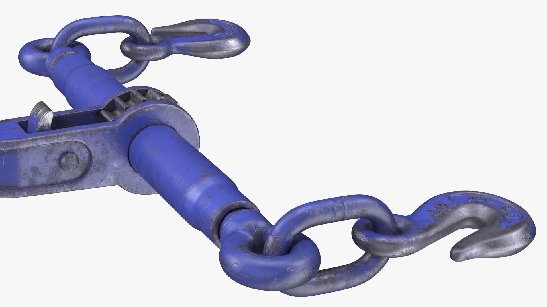 3D Worn Ratchet Coupling Device Blue Model - TurboSquid 2268596