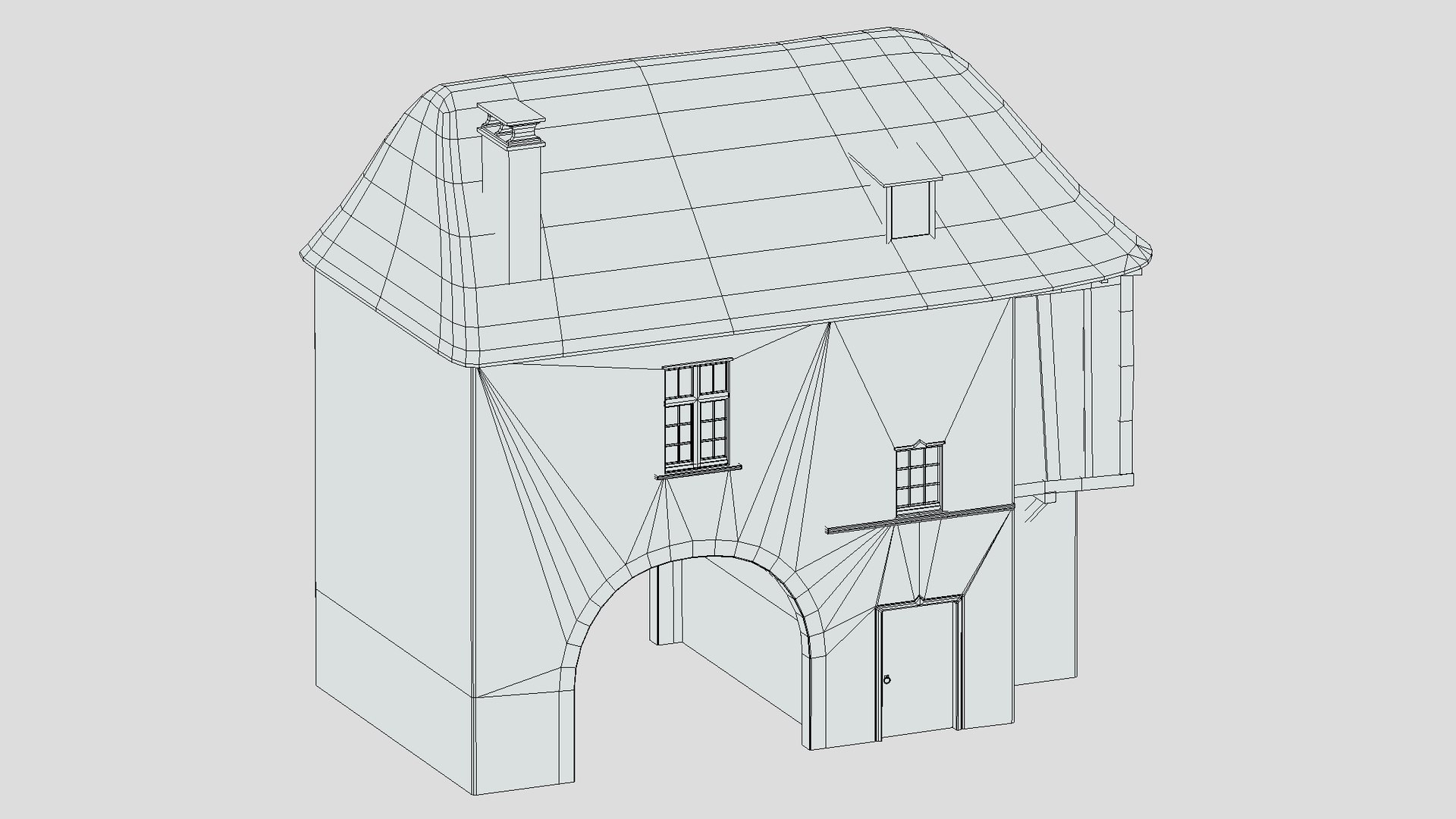 Castle Medieval Middle Ages 04 Low Poly PBR Realistic Model ...