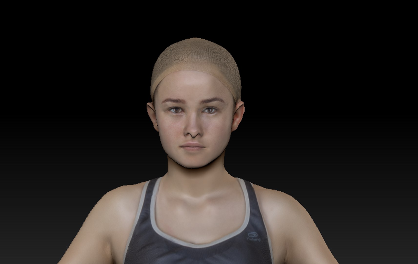 3D Photogrammetry Ready Sporty Woman - TurboSquid 1534743