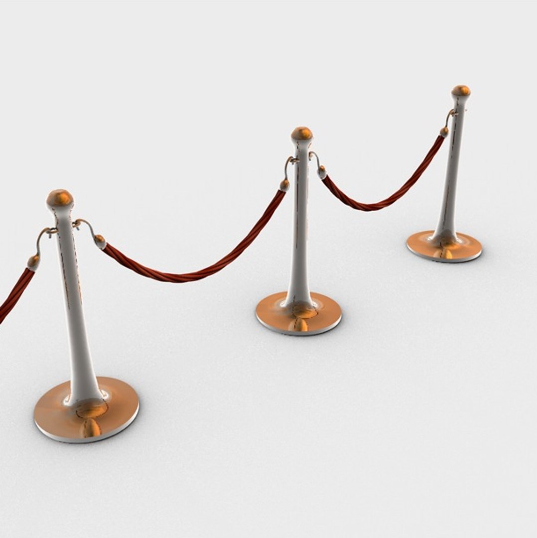 3ds Max Rope Barrier