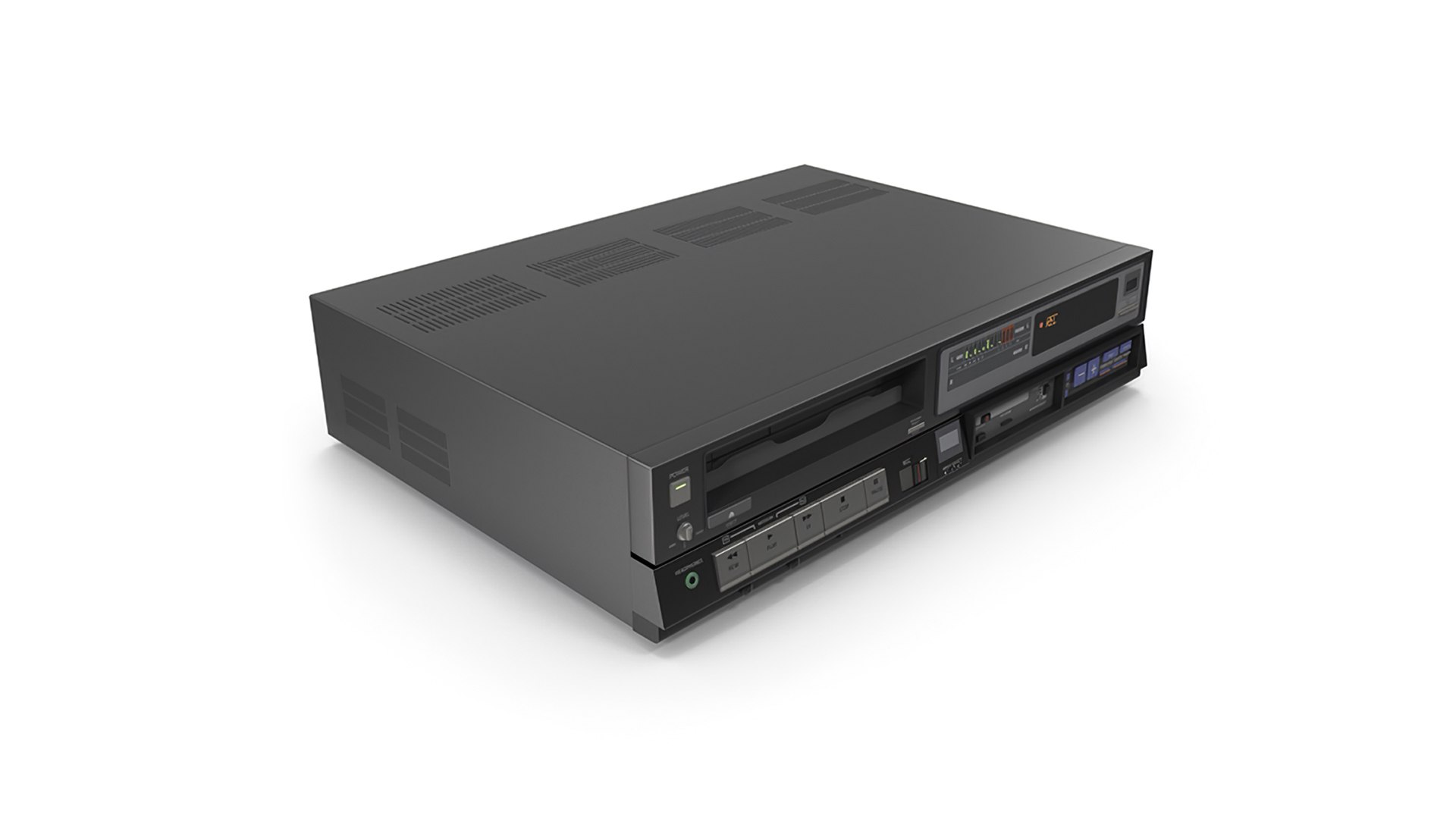 Video Cassette Recorder VCR 3D Model - TurboSquid 2225440