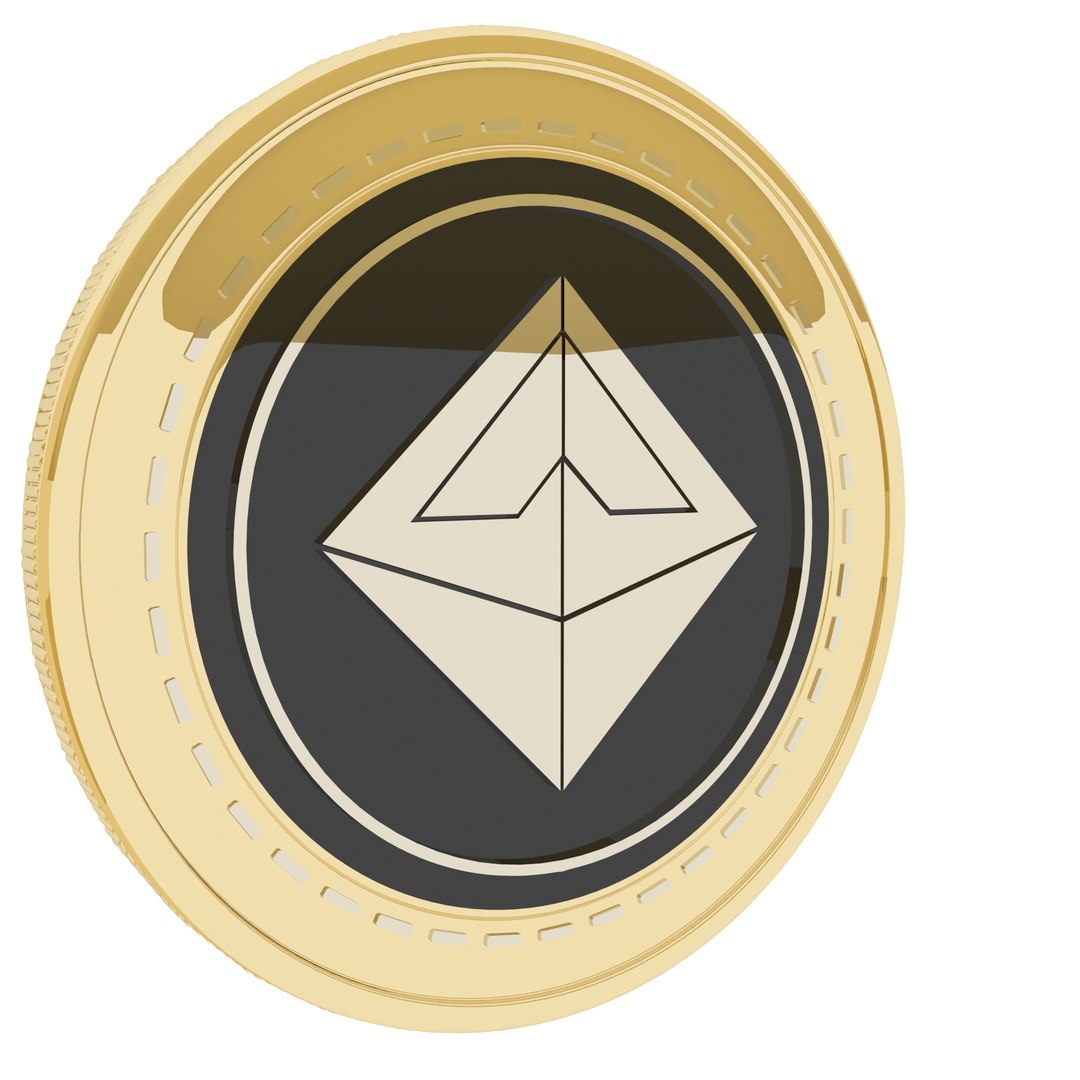 Dai Cryptocurrency Gold Coin 3D model - TurboSquid 1784346