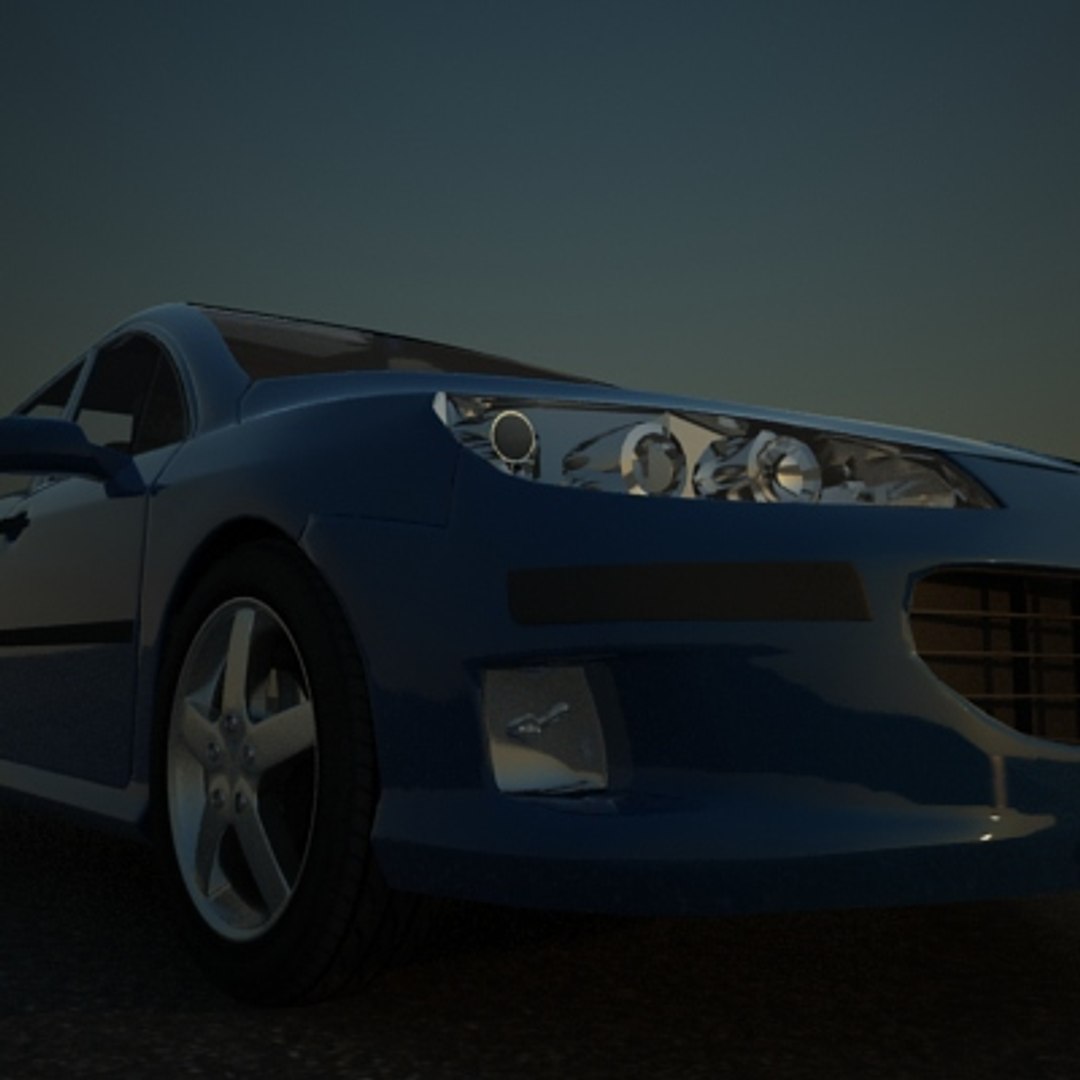 3d Peugeot 407