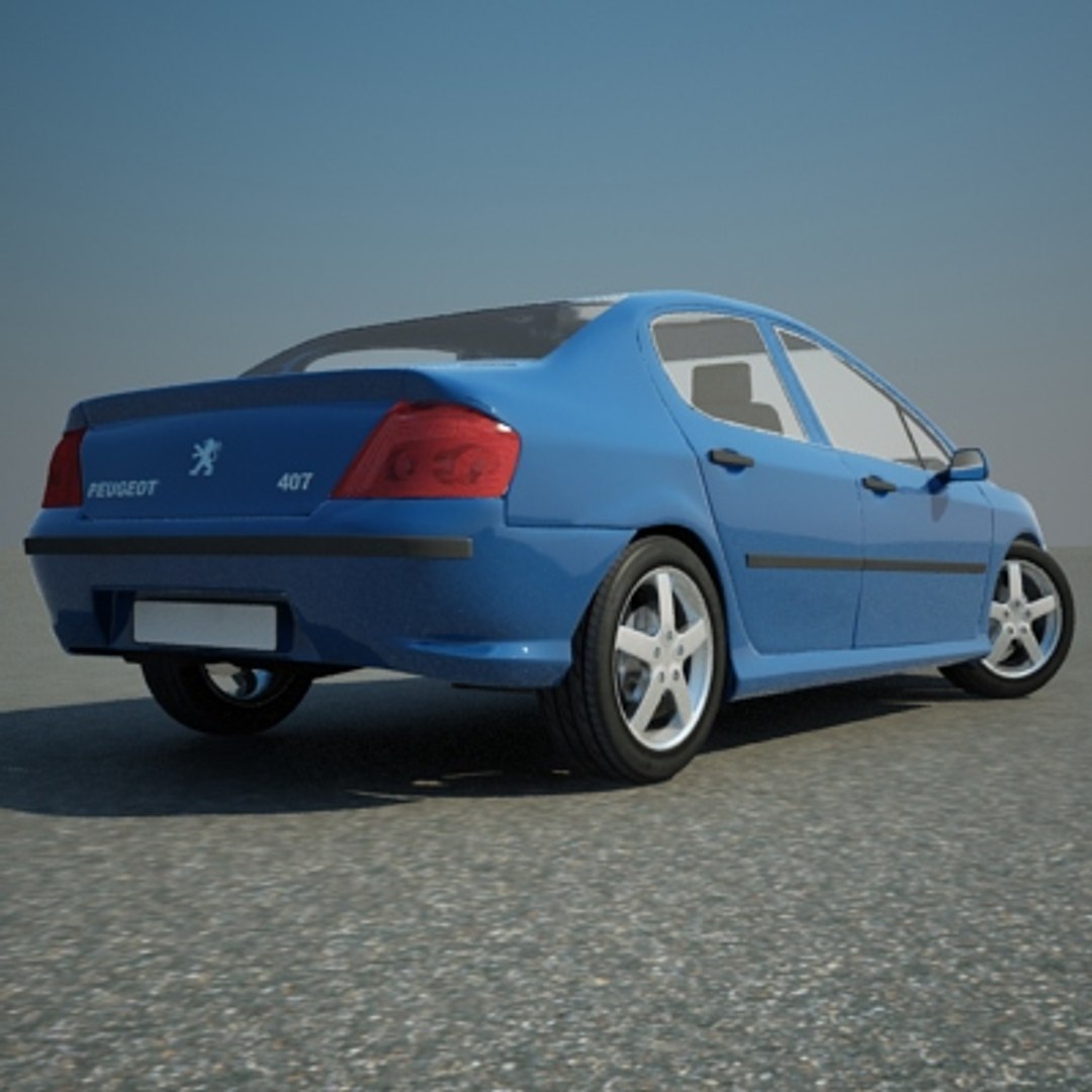 3d Peugeot 407