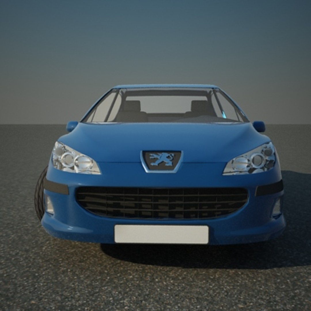 3d Peugeot 407