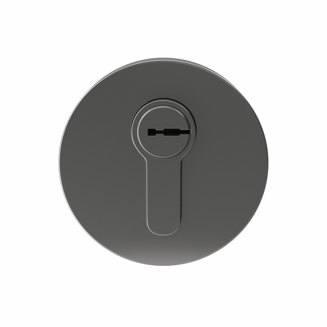 3D Round Door Lock - TurboSquid 1952925