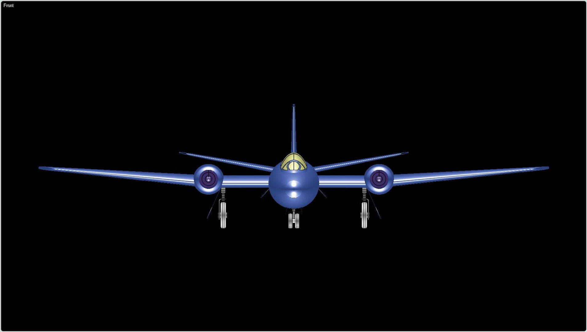 3d model b-57 solid assembly