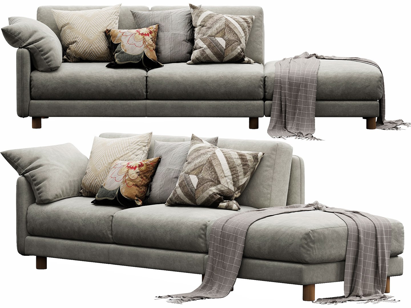 3D Nick Scali Milo Ottoman Model - TurboSquid 2020276