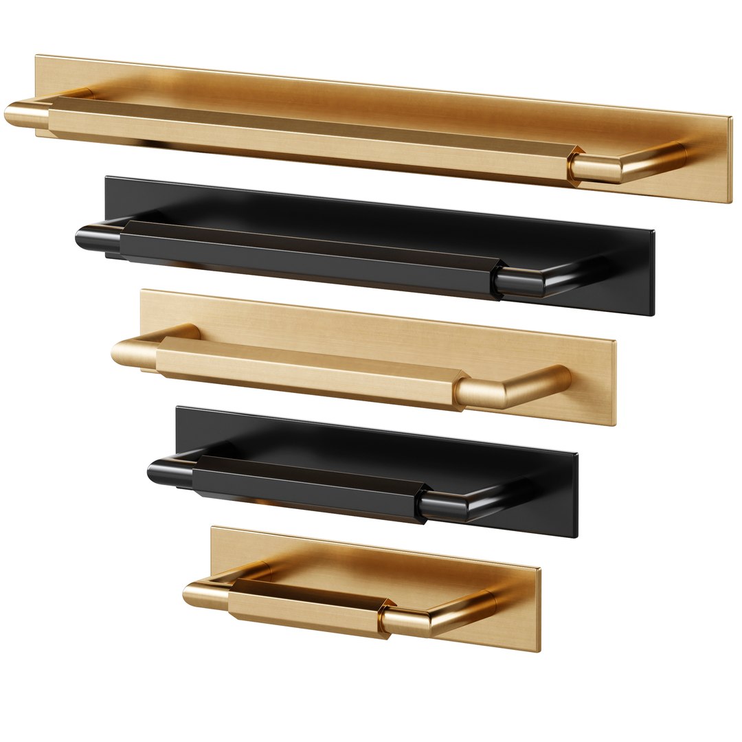 3D Furniture Handles Set 2 Model - TurboSquid 2192376