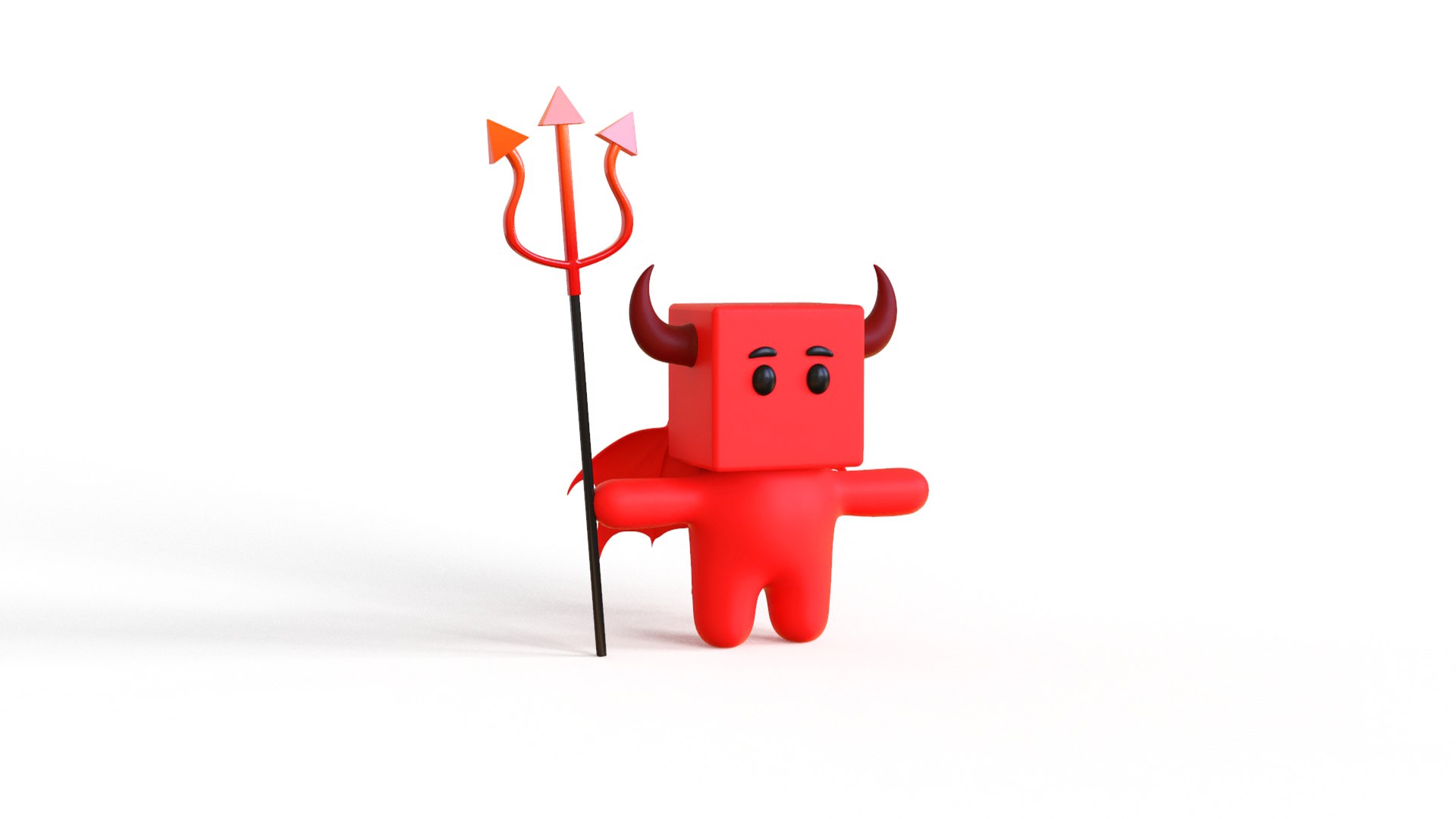 3D Little Devil Rigged - TurboSquid 2382577
