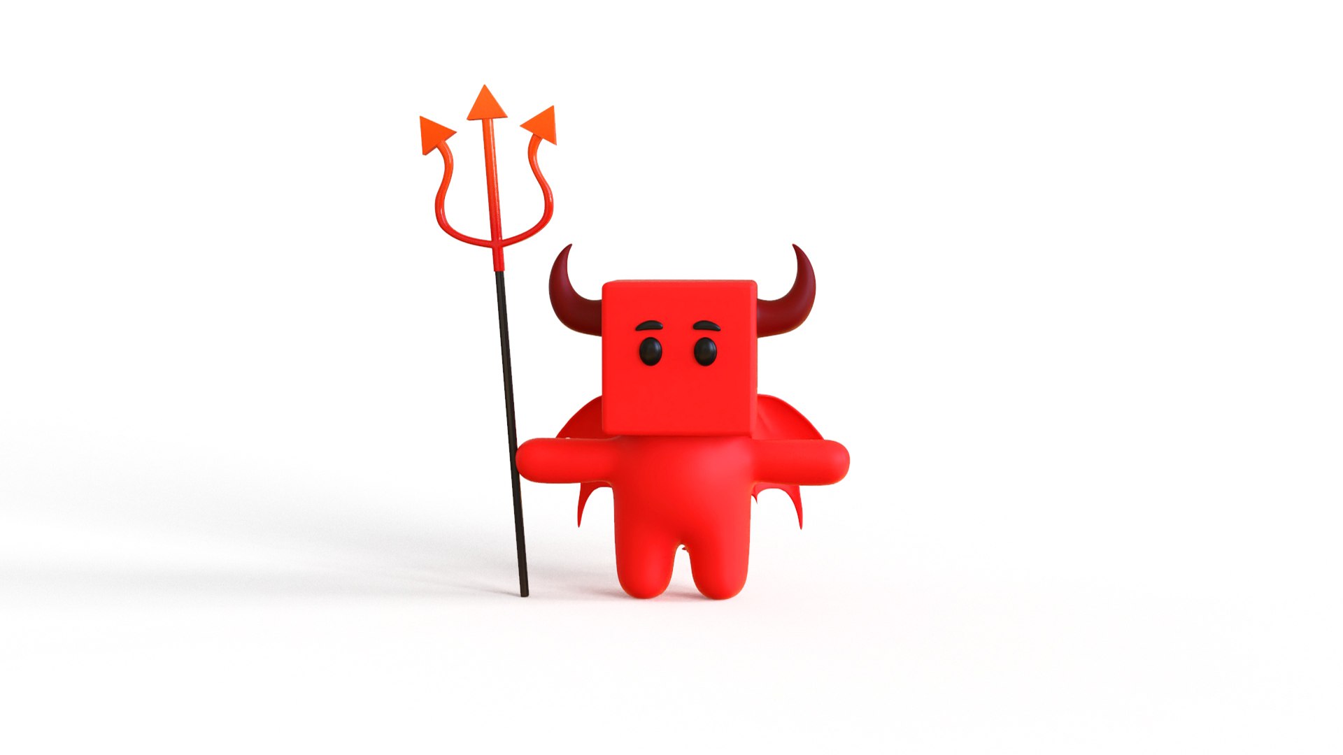 3D Little Devil Rigged - TurboSquid 2382577