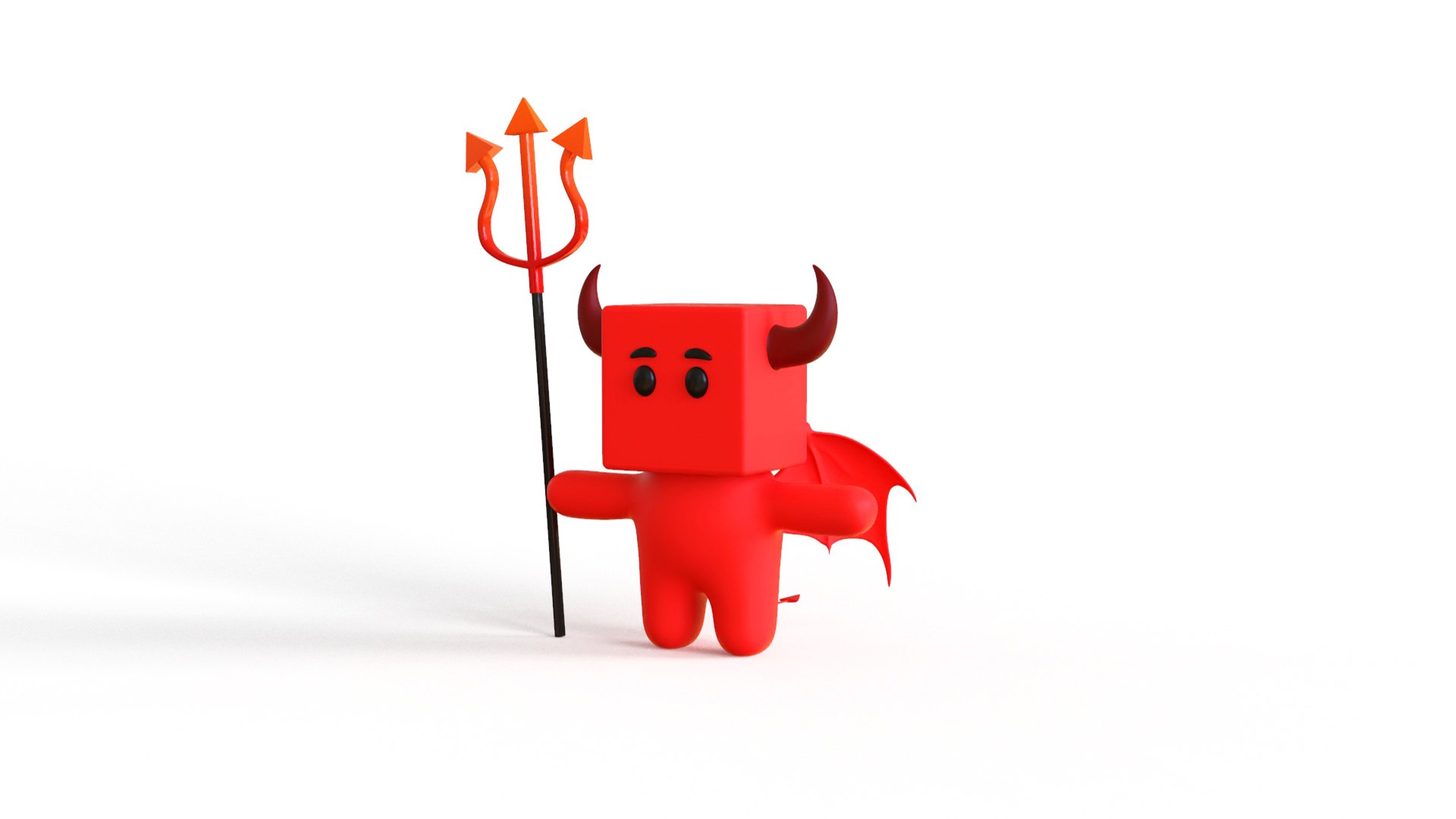 3D Little Devil Rigged - TurboSquid 2382577