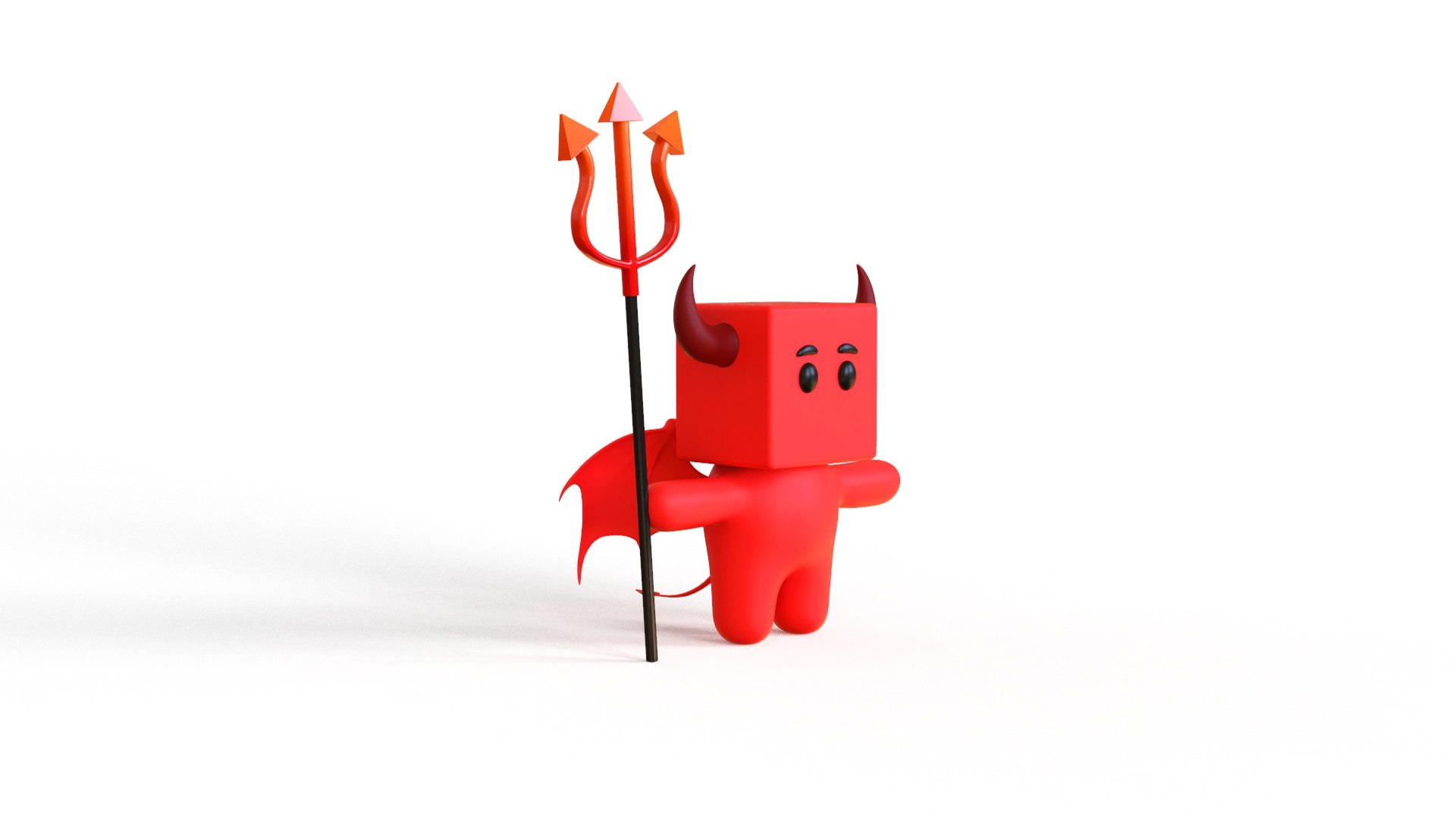 3D Little Devil Rigged - TurboSquid 2382577