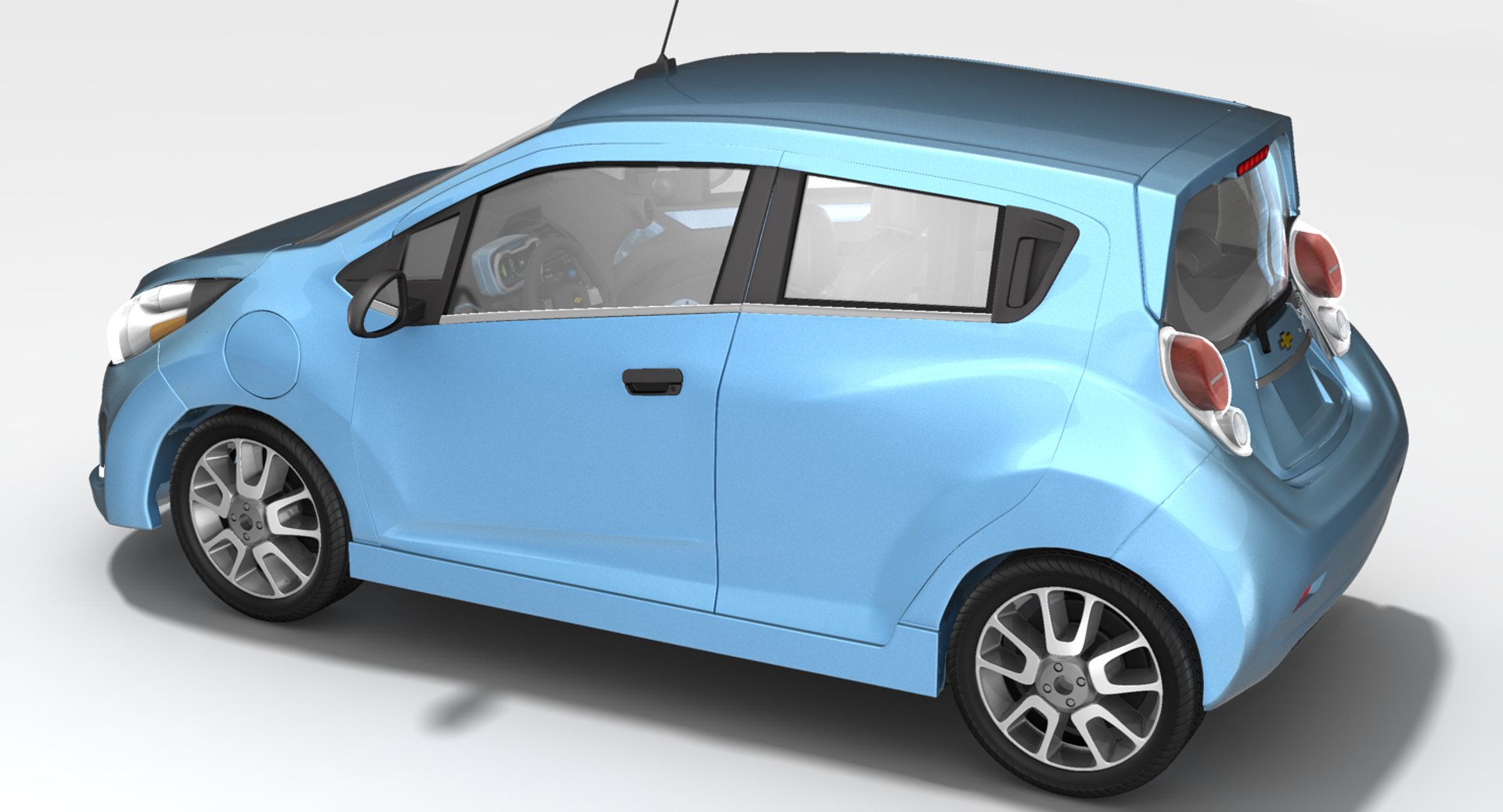 2015 chevy spark vehicle 3d obj